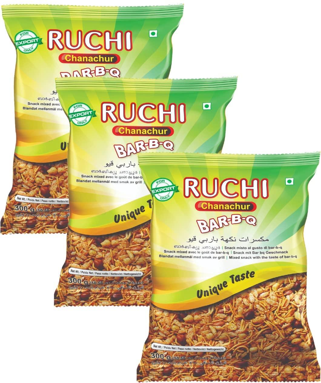 Ruchi Chanachur mixed packs - 3 types (3 x 300g BBQ) | Buy Now with ...