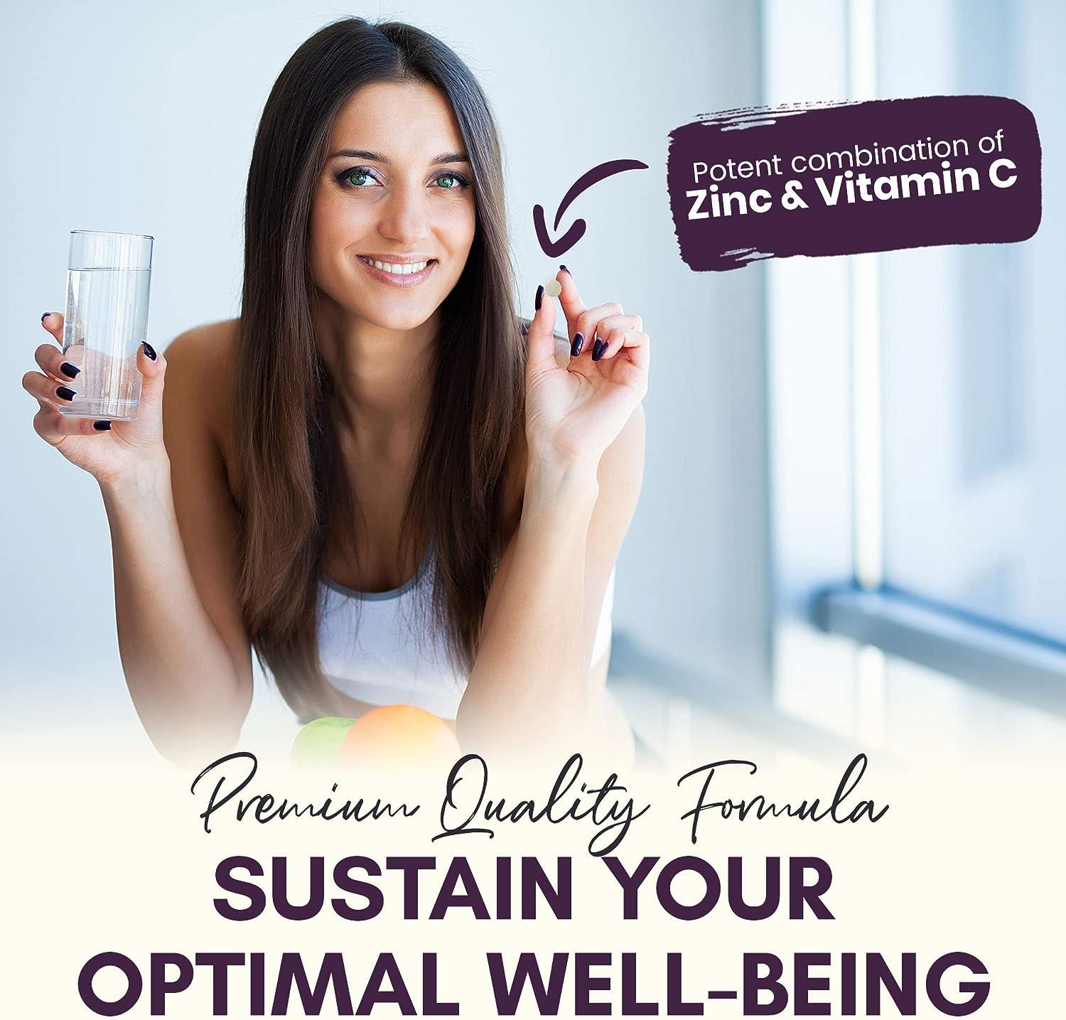 Zealthy Life Zinc + Vitamin C 500mg - 120 Tablets | Buy Now with ...