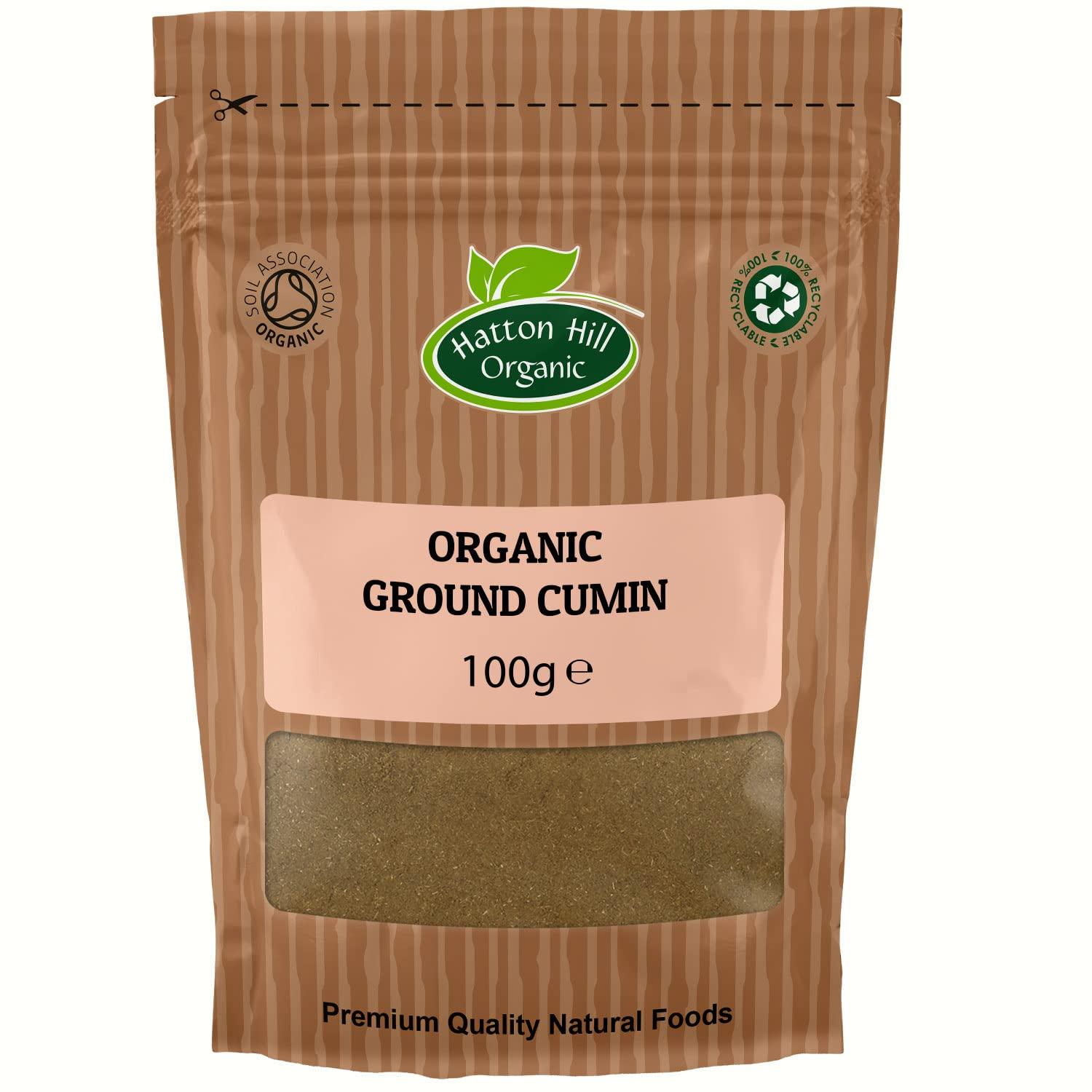 Organic Ground Cumin 100g - Premium Quality by Hatton Hill Organic ...