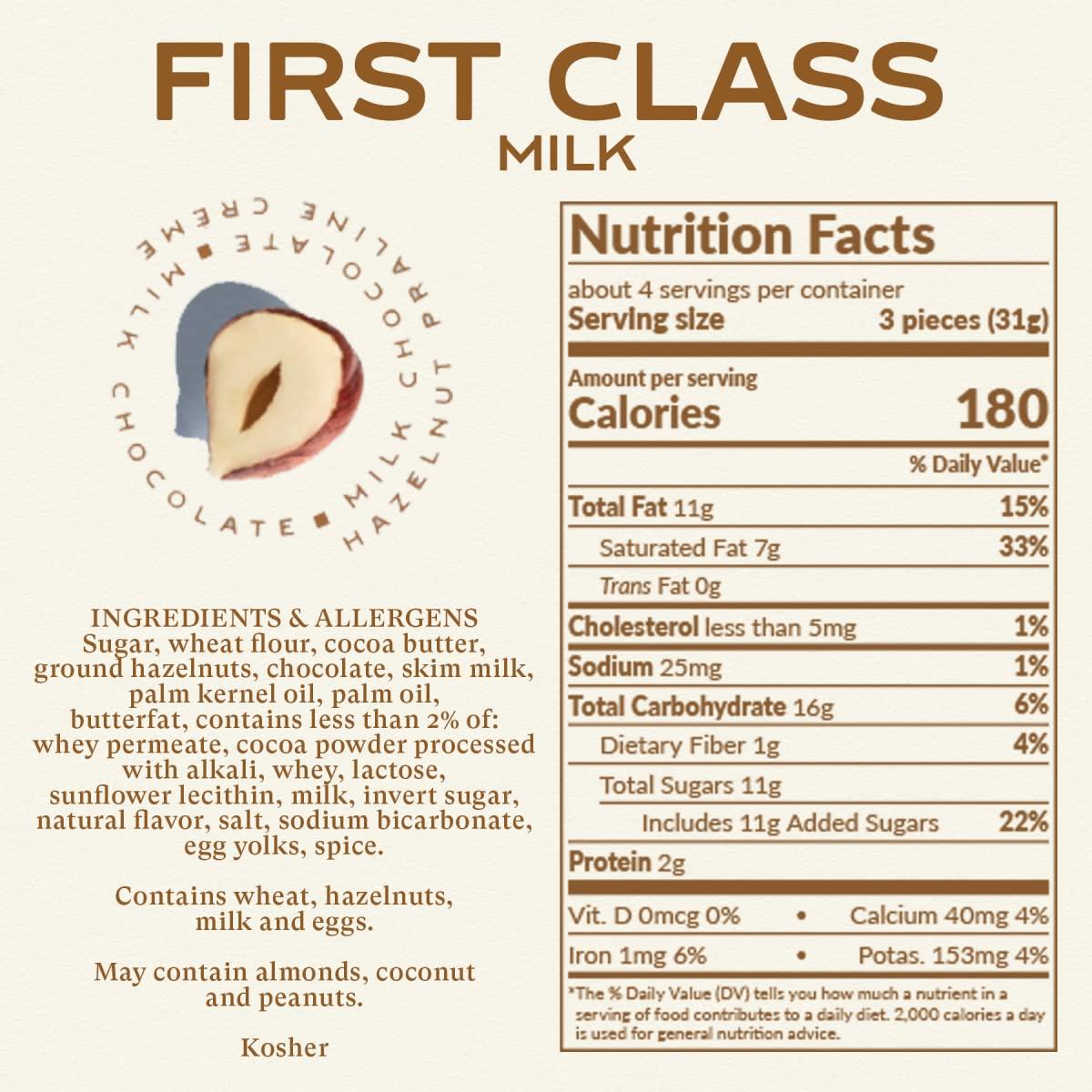 Bahlsen First Class Milk Cookies - 12 Boxes of Hazelnut Wafers in Milky ...