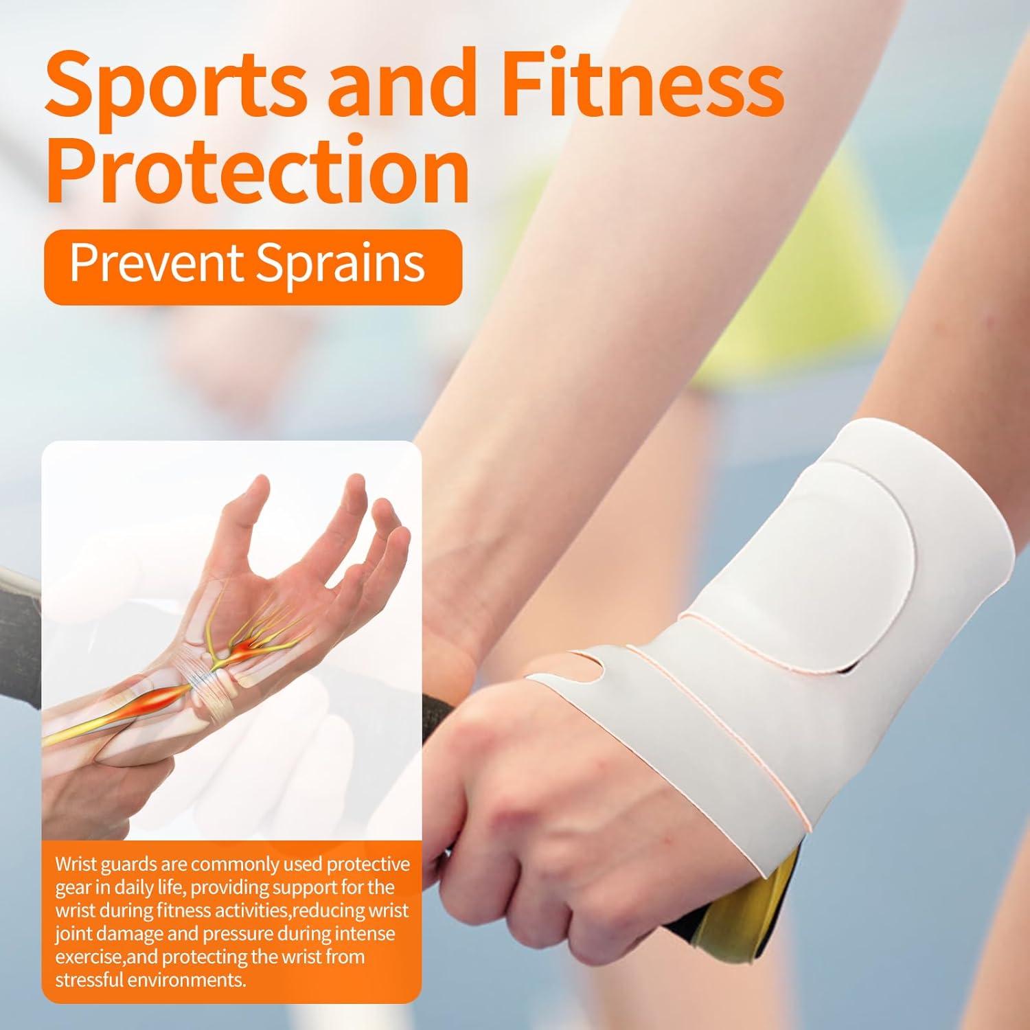 Ultra-Thin Elastic Wrist Brace - Compression Support for Carpal Tunnel ...