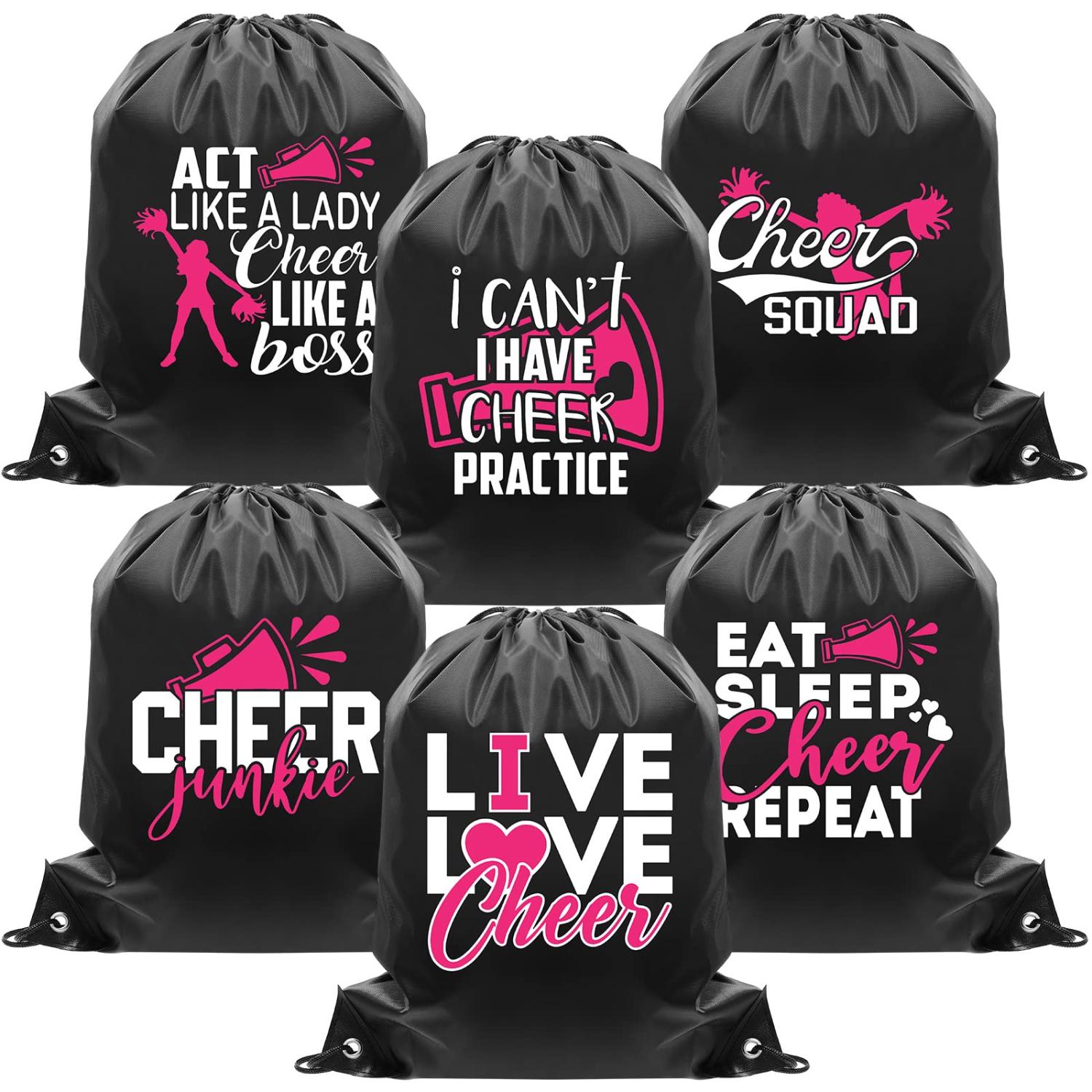 Saintrygo 6-Piece Cheer Bags Set | Girls Cheerleading Backpacks for ...
