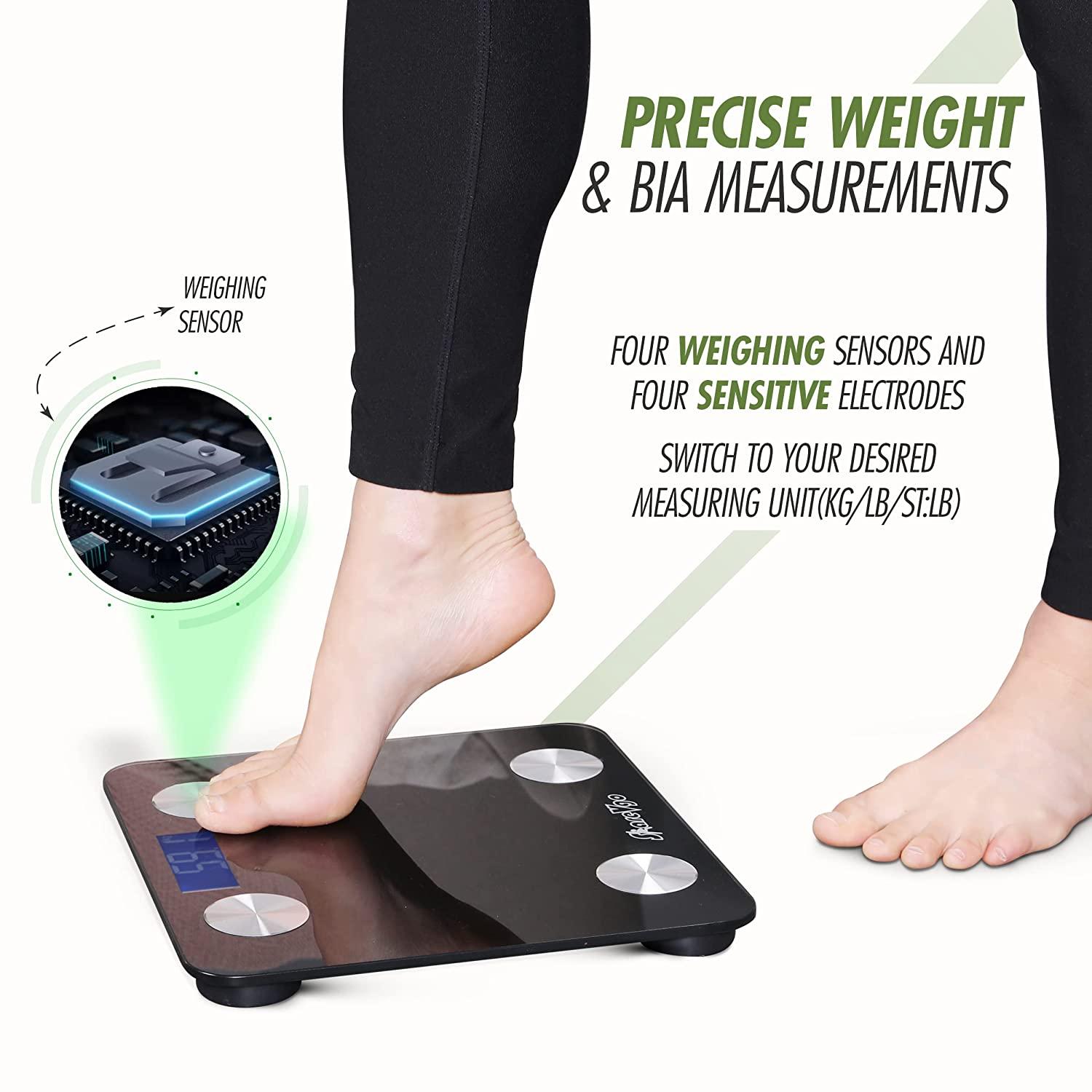 ShareVgo Smart Weight Scale - Body Composition Monitor with Bluetooth ...