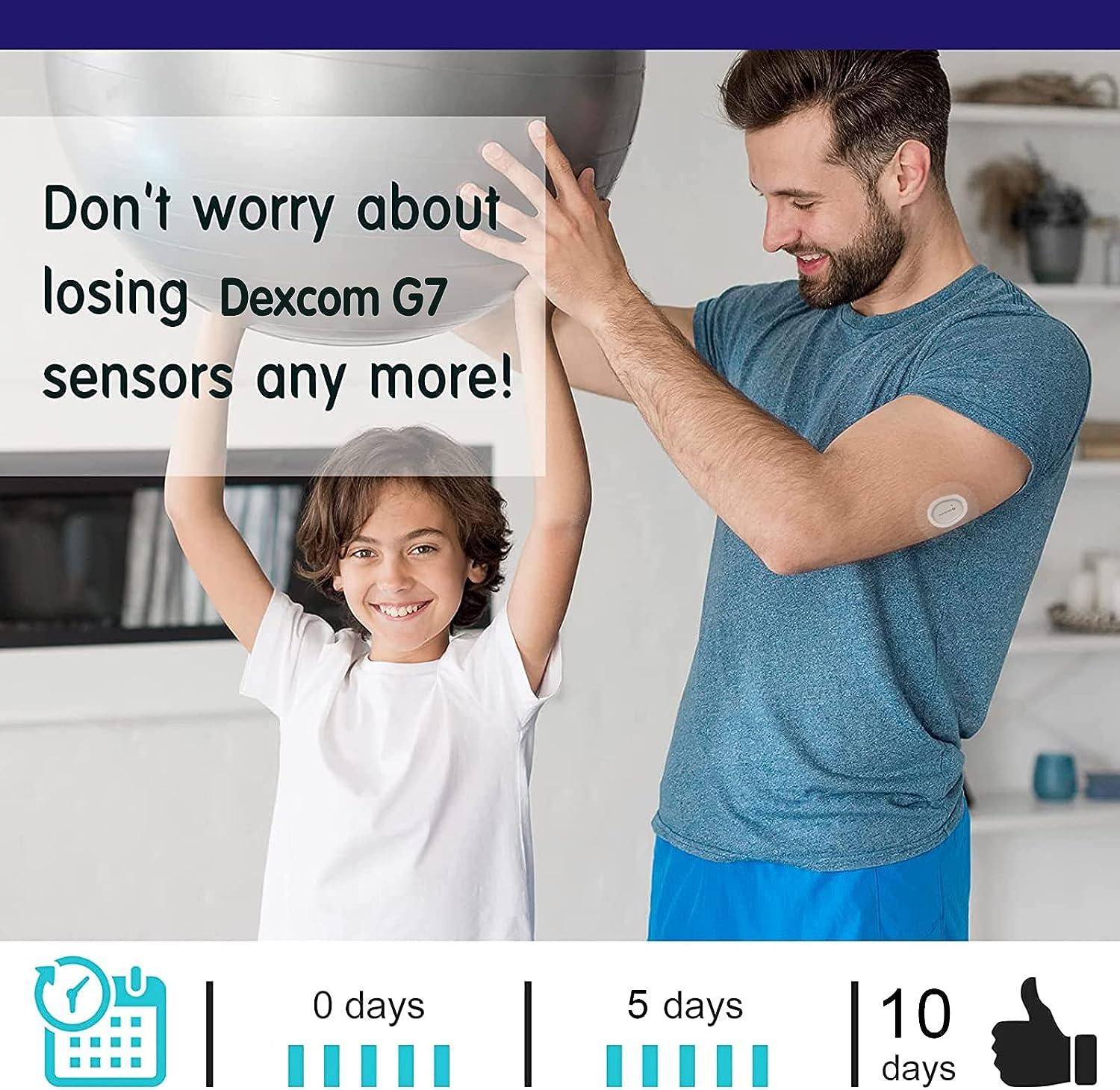 40-Pack Dexcom G7 Adhesive Patches - Waterproof, Breathable & Skin ...