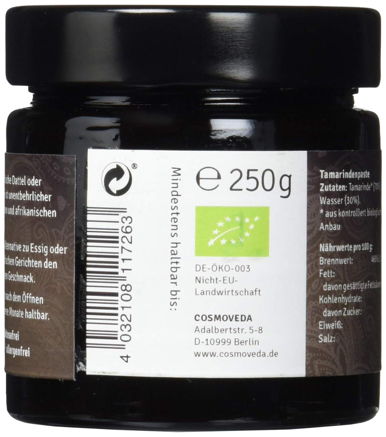Buy Cosmoveda Bio Tamarind Paste 250g - Organic Tamarind for Cooking ...