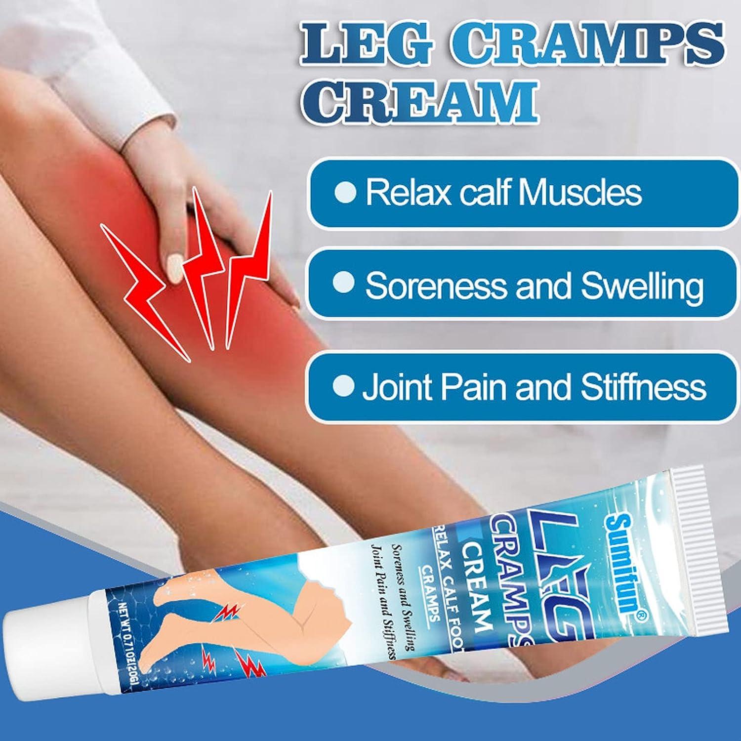 Leg Cramps Relief Ointment - Deep Penetration for Muscle Soreness ...