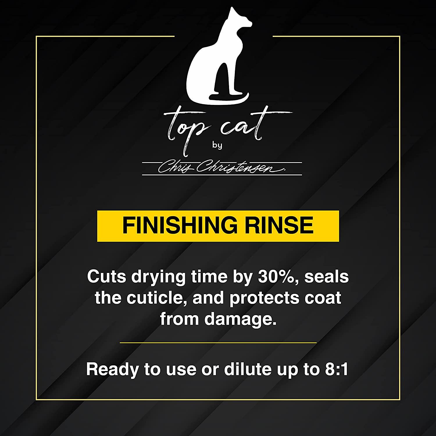 Chris Christensen Top Cat Finishing Rinse 8oz - Professional Grooming ...