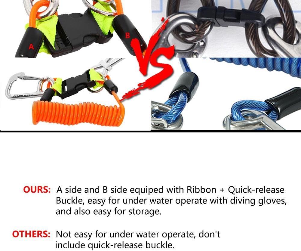 VGEBY Diving Reef Hook, Stainless Steel Reef Double Hook with Spiral ...