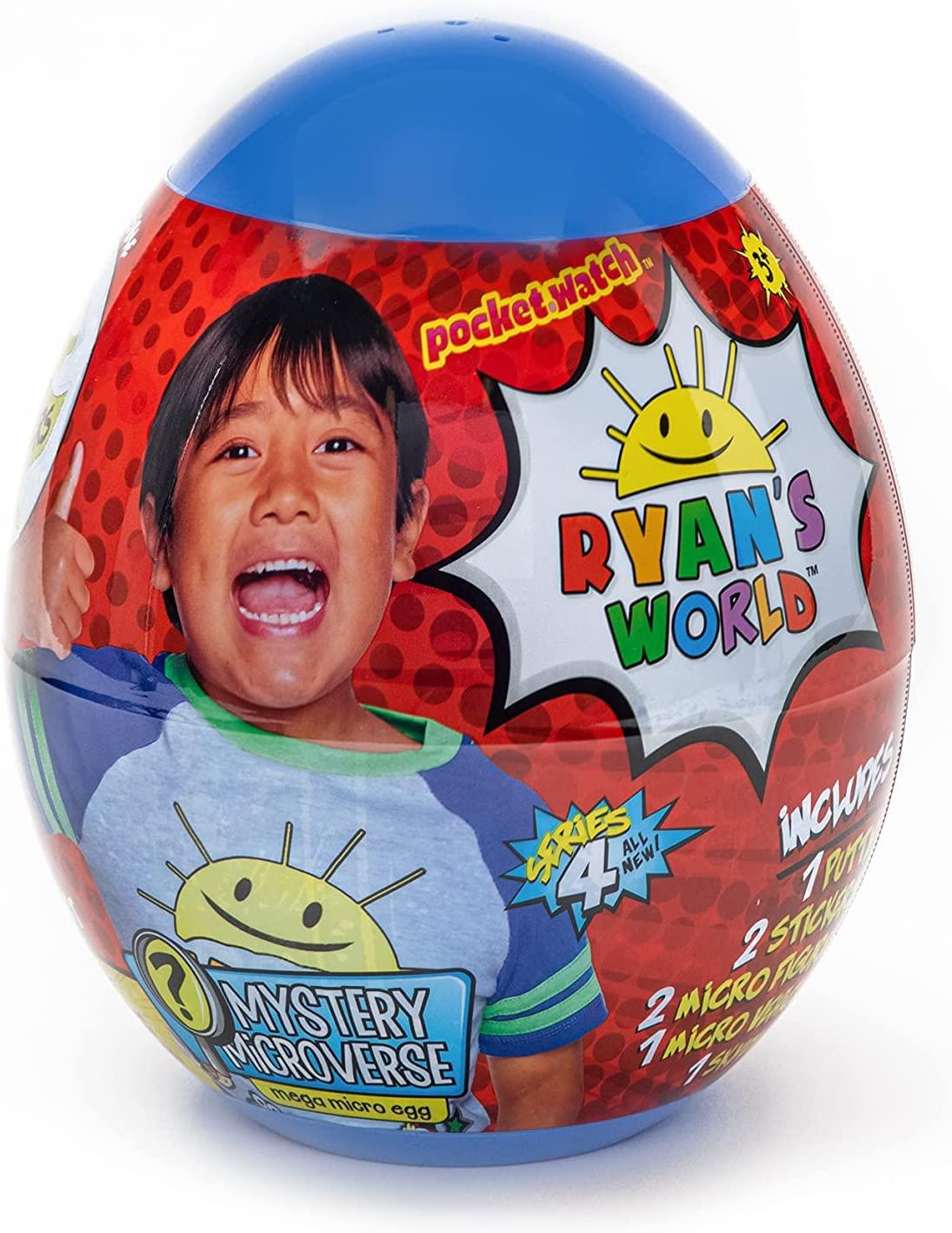 RYAN'S WORLD Mega Microverse Egg - Series 4: Mystery Surprises with ...