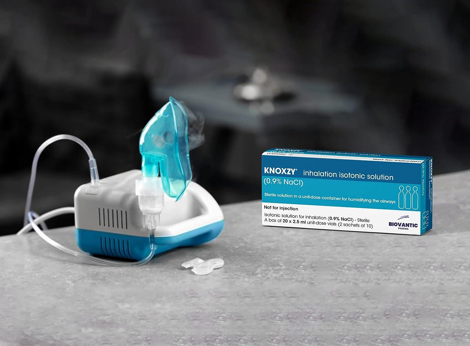 KNOXZY Isotonic 0.9% Sodium Chloride Inhalation Saline Solution - 20 x ...