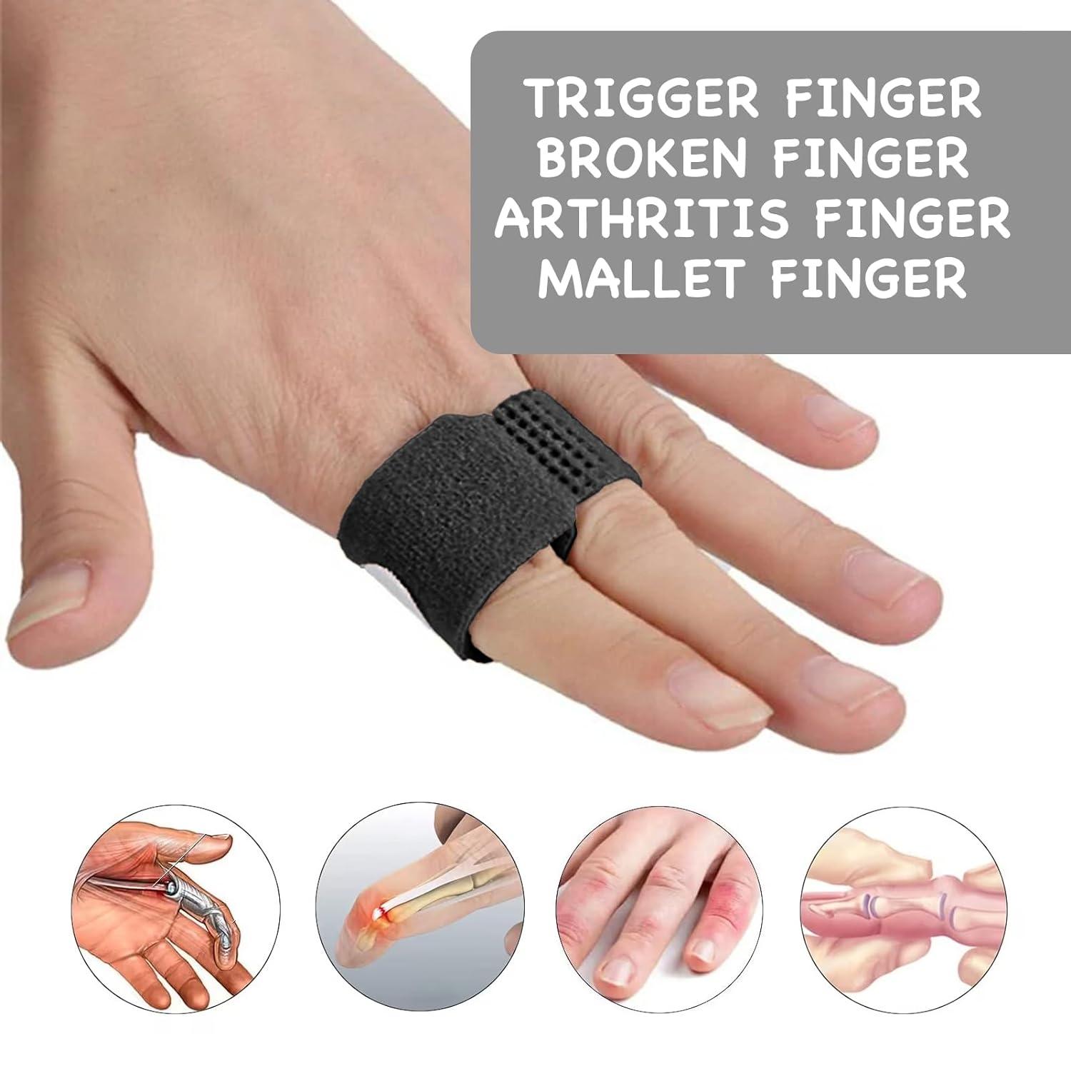 FunnAura 14PCS Breathable Pinky Finger Splints Adjustable for Broken ...