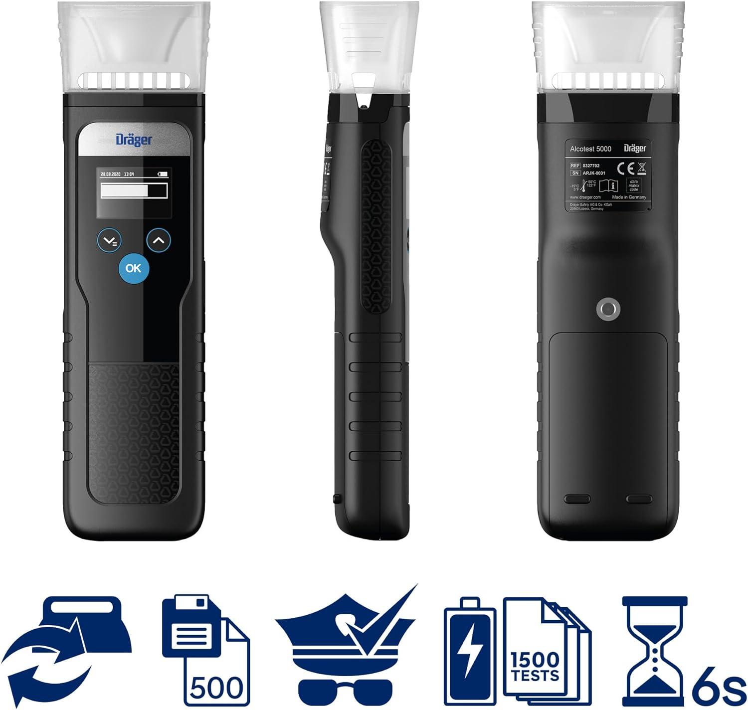 Dr ger Alcotest 5000 Reliable High-Speed Breathalyser for Mass ...