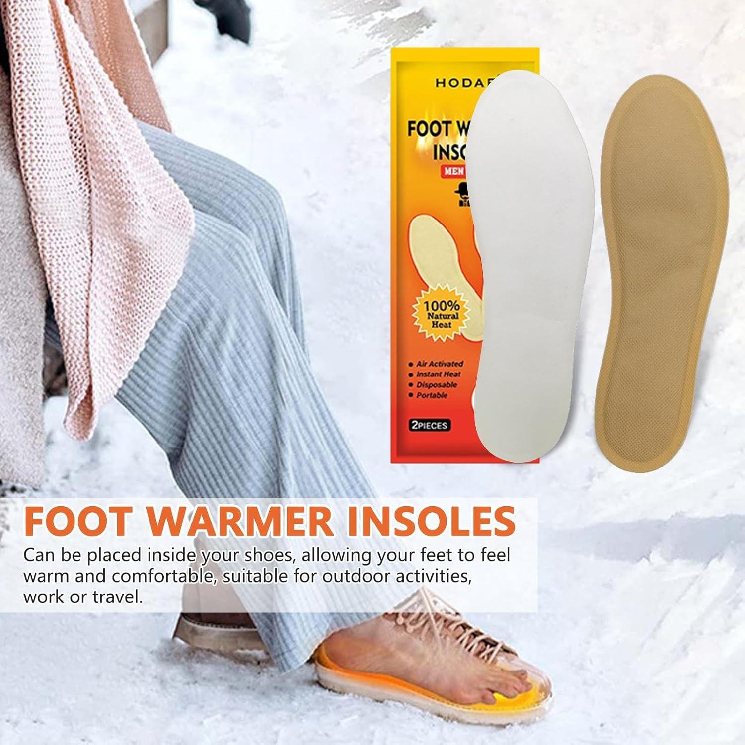 Premium Insole Foot Warmers - Odorless Air-Activated Hot Pads for Men ...