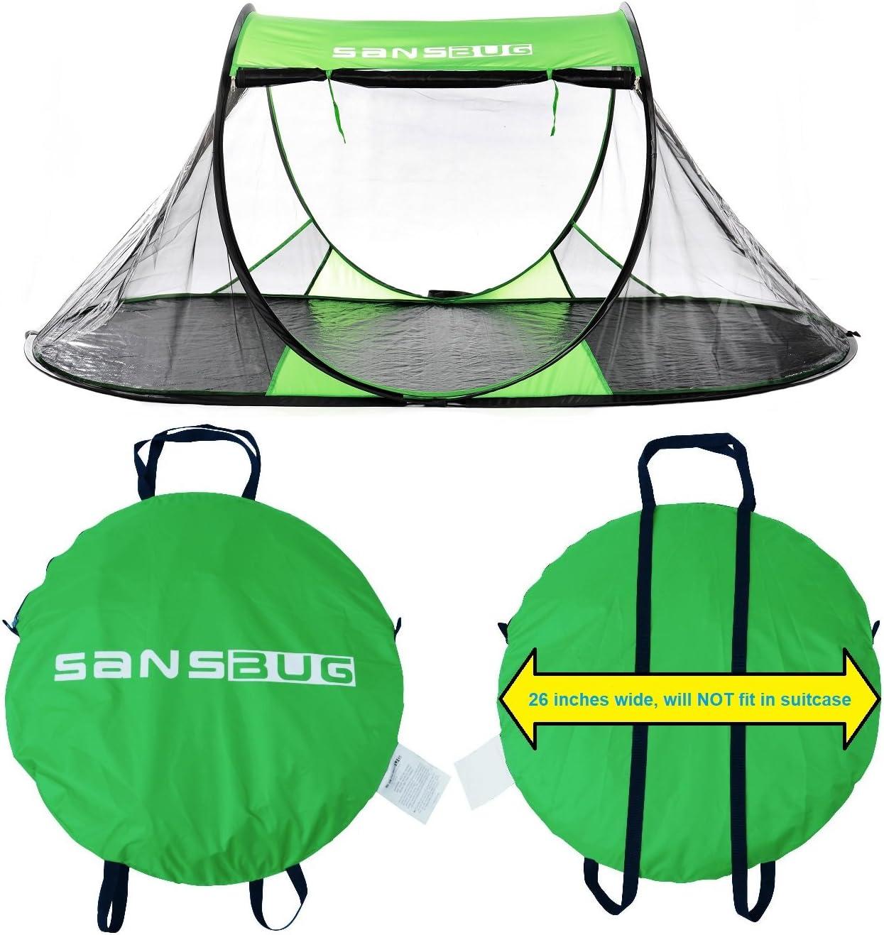 SANSBUG 1-Person Popup Screen Tent with Tarp Floor - Lightweight ...