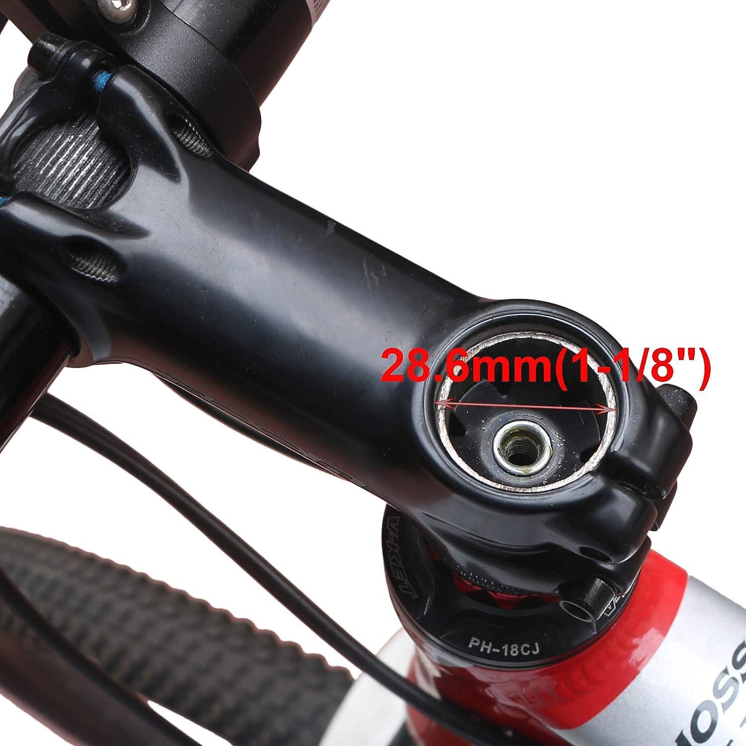 GANOPPER 1 1/8 Inch Headset Spacer + Stem Top Cap Set | Black, Red ...