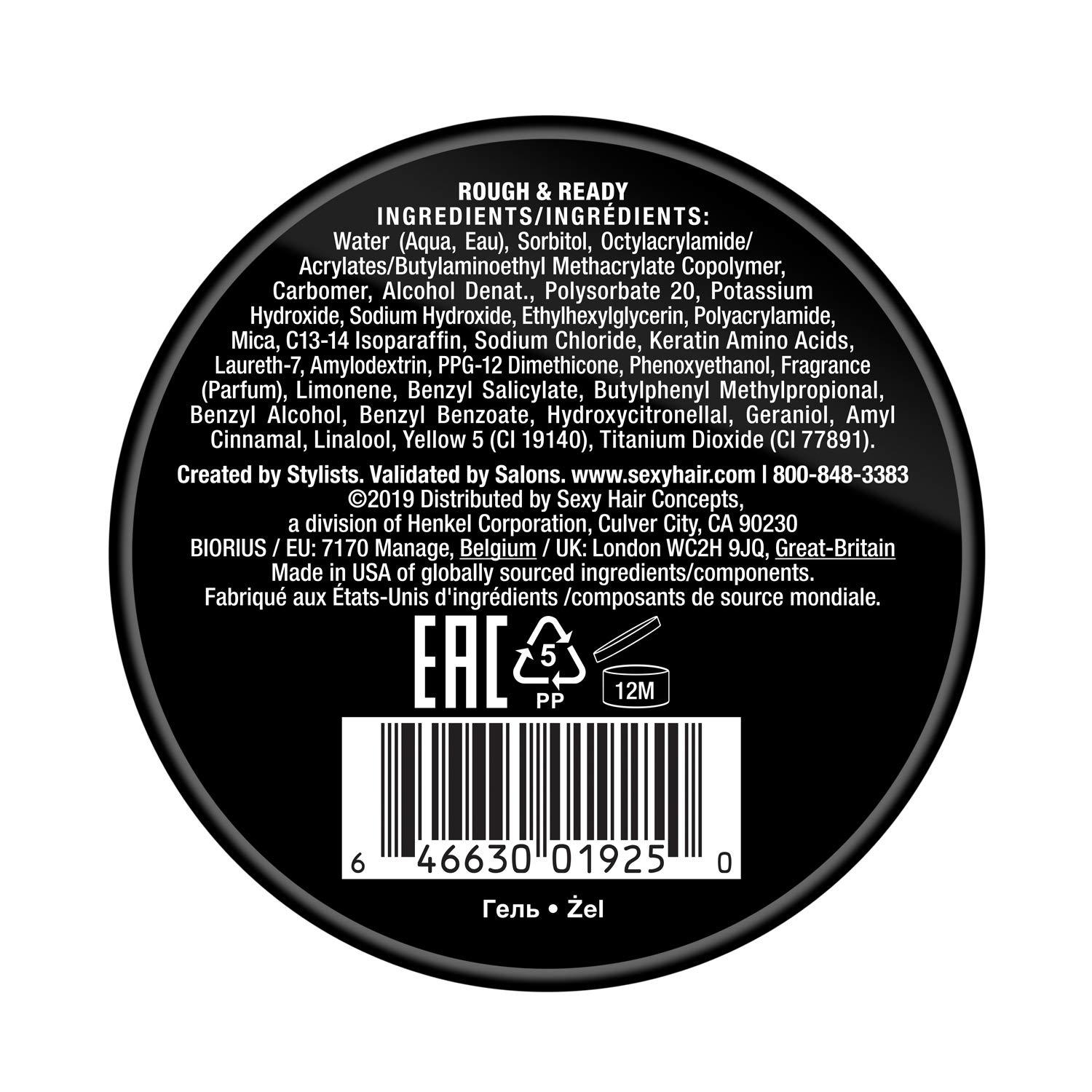 Sexyhair Style Rough And Ready Styling Putty Pliable Hold Easy