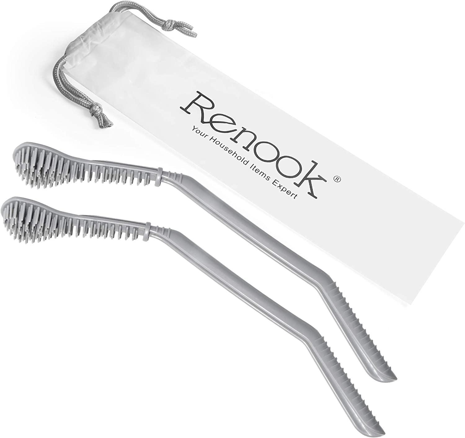 RENOOK Oversize Back Scratcher 2PCS - Extendable for Adults Men Women ...