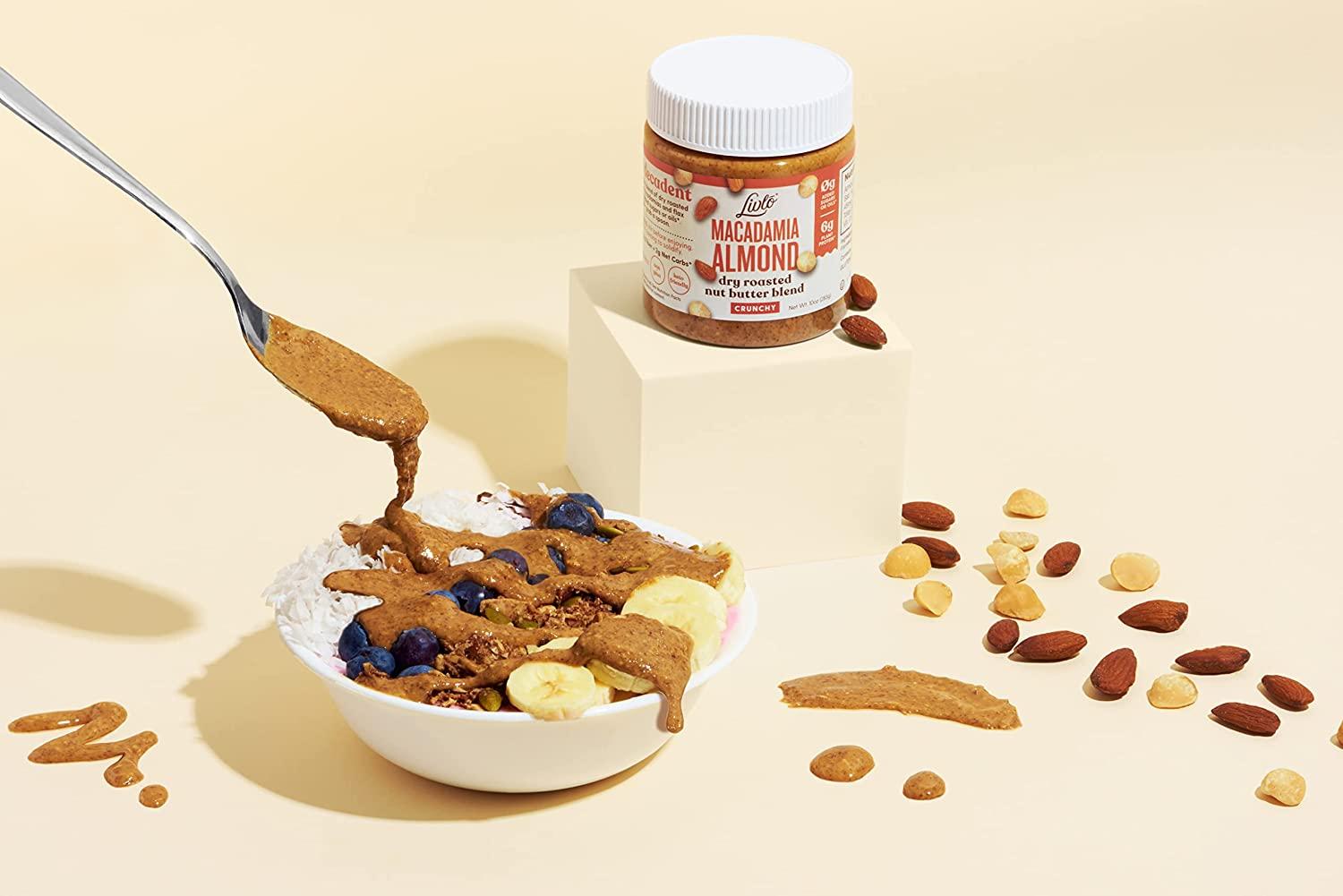 Livlo Macadamia Almond Nut Butter - Clean Keto, Low Carb & Paleo ...