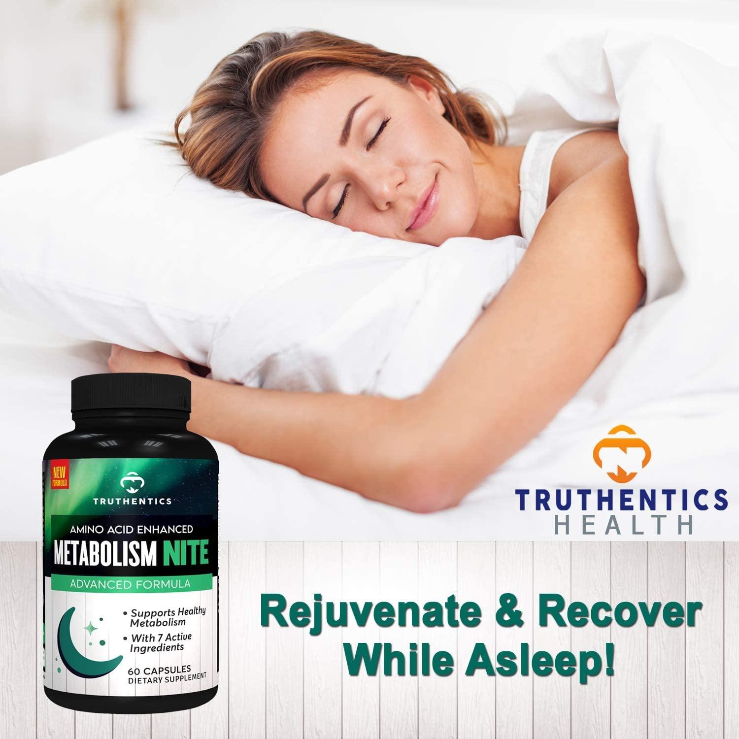 Night Time Metabolism & Restorative Sleep Support Supplement - PM ...