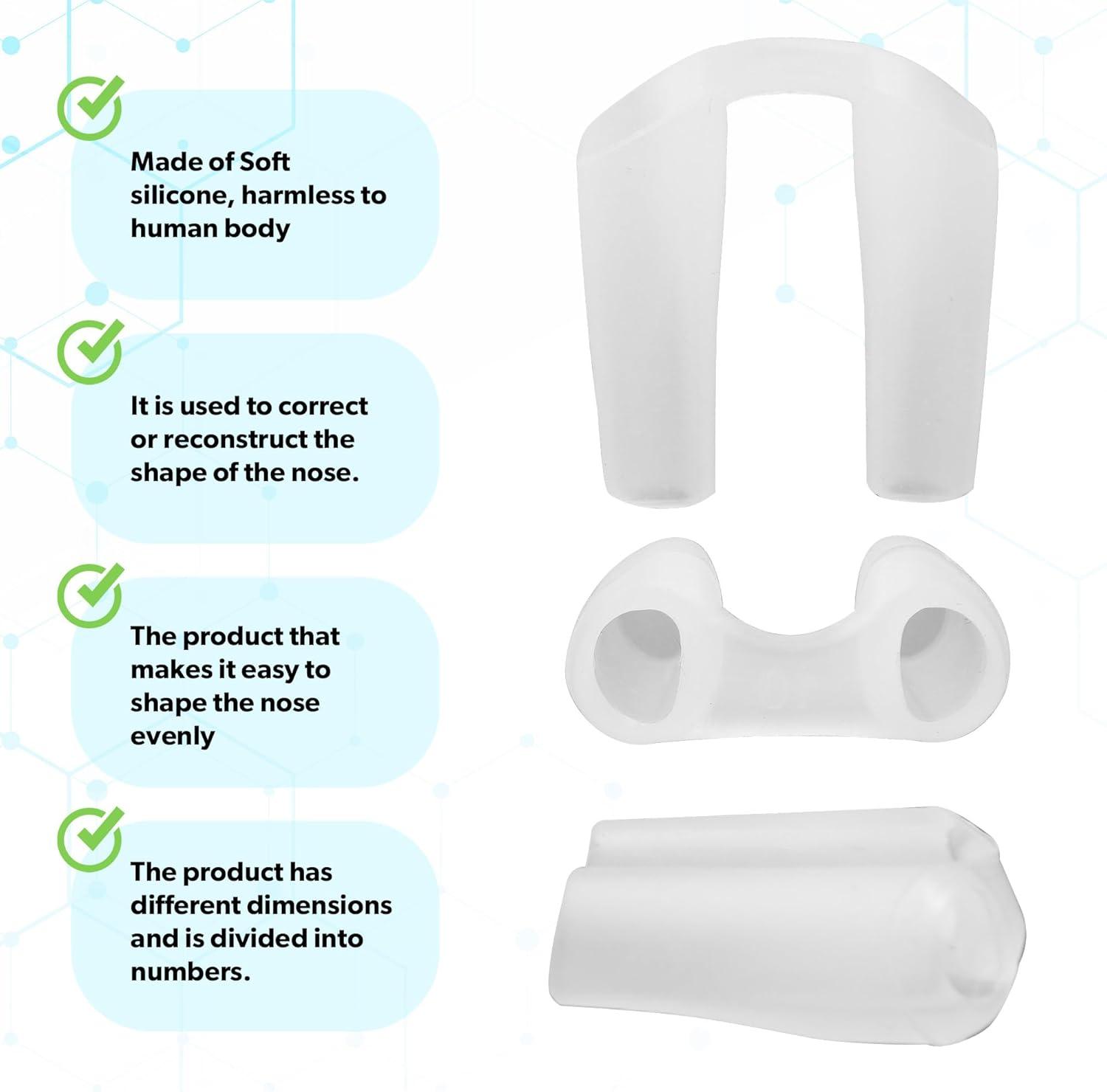 Nostril Retainer for Rhinoplasty - Ultimate Silicone Nose Support ...