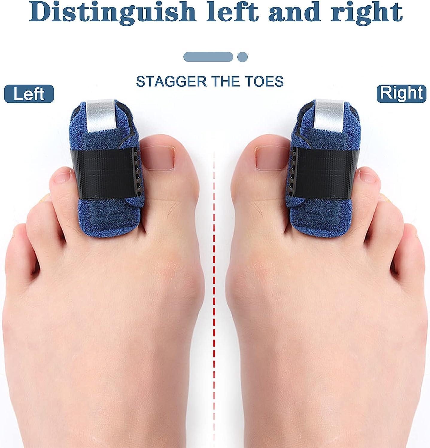 Adjustable Toe Splint Straightener - 1 Pair for Toe Pain Relief | Buy ...