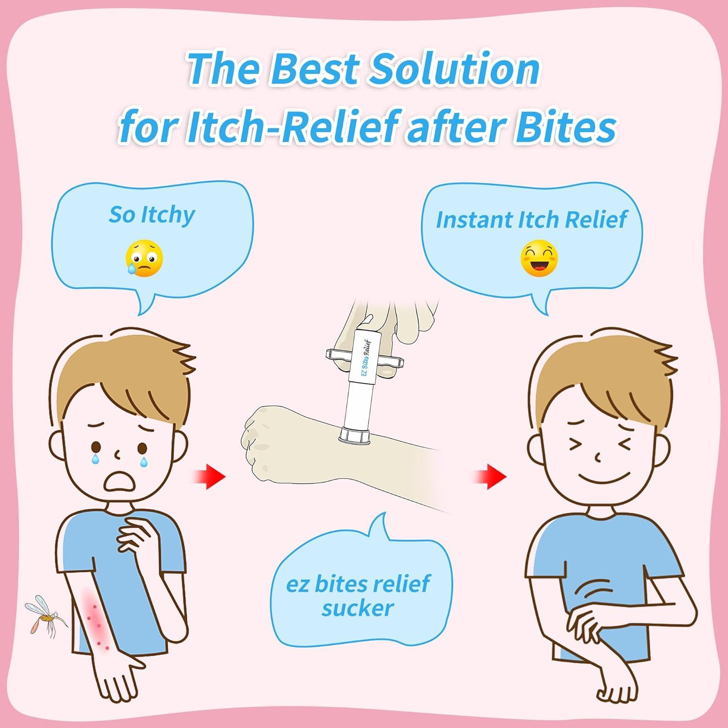 Memine EZ Bites Relief Suction Tool - 2 Pack Bee Sting & Bite Itch ...