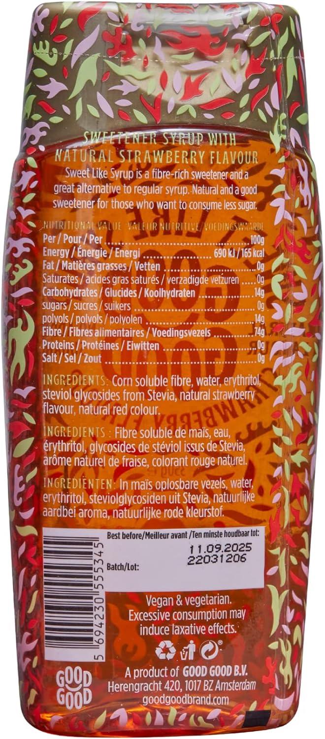 GOOD GOOD Sweet Like Syrup - Strawberry Syrup - Keto Friendly Syrup ...