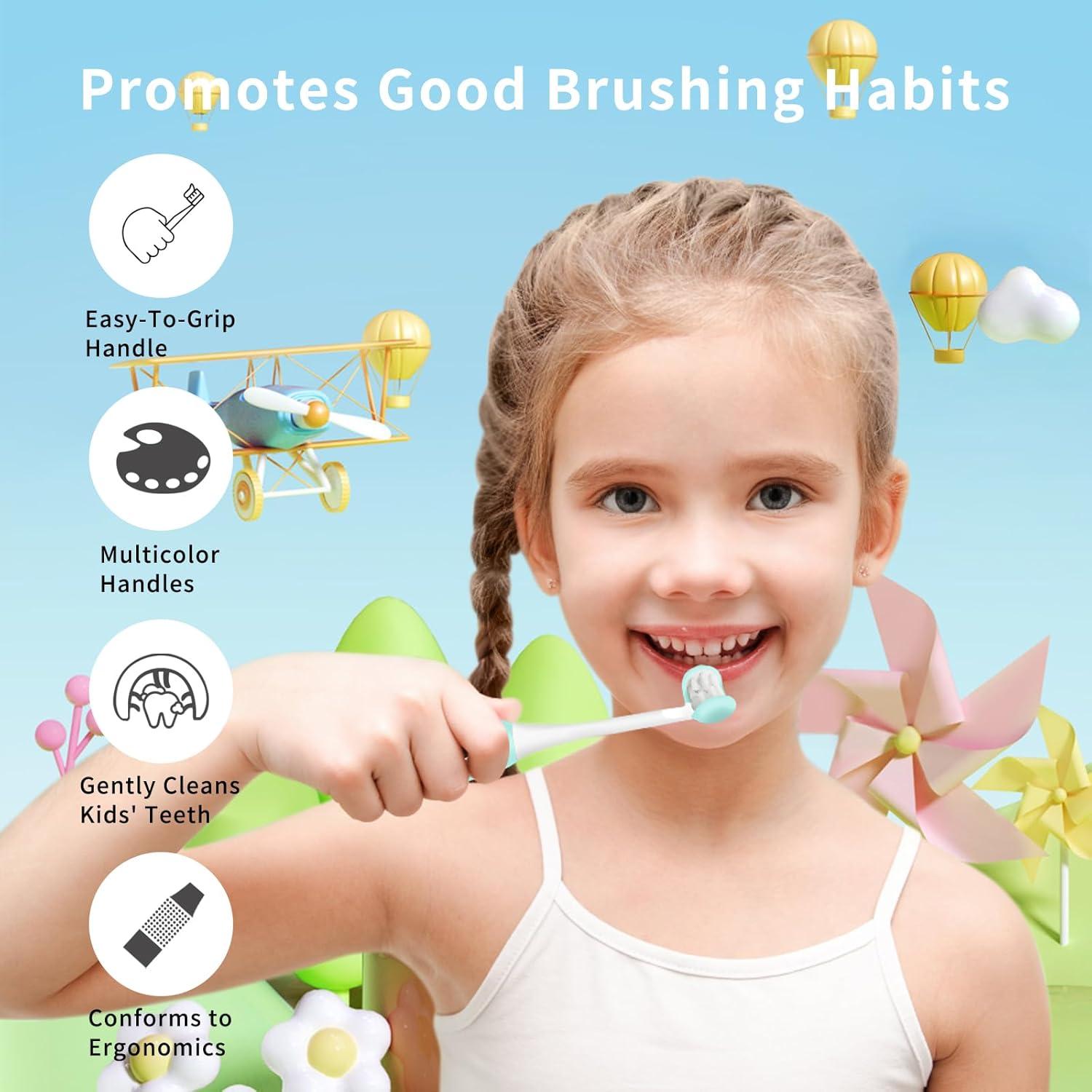 3-Side Children's Toothbrushes with Soft Bristles | Autism Sensory 360 ...