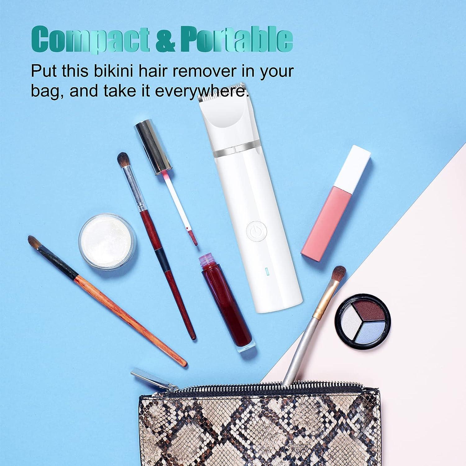 Waterproof 2 in 1 Electric Bikini Trimmer for Women - Rechargeable ...