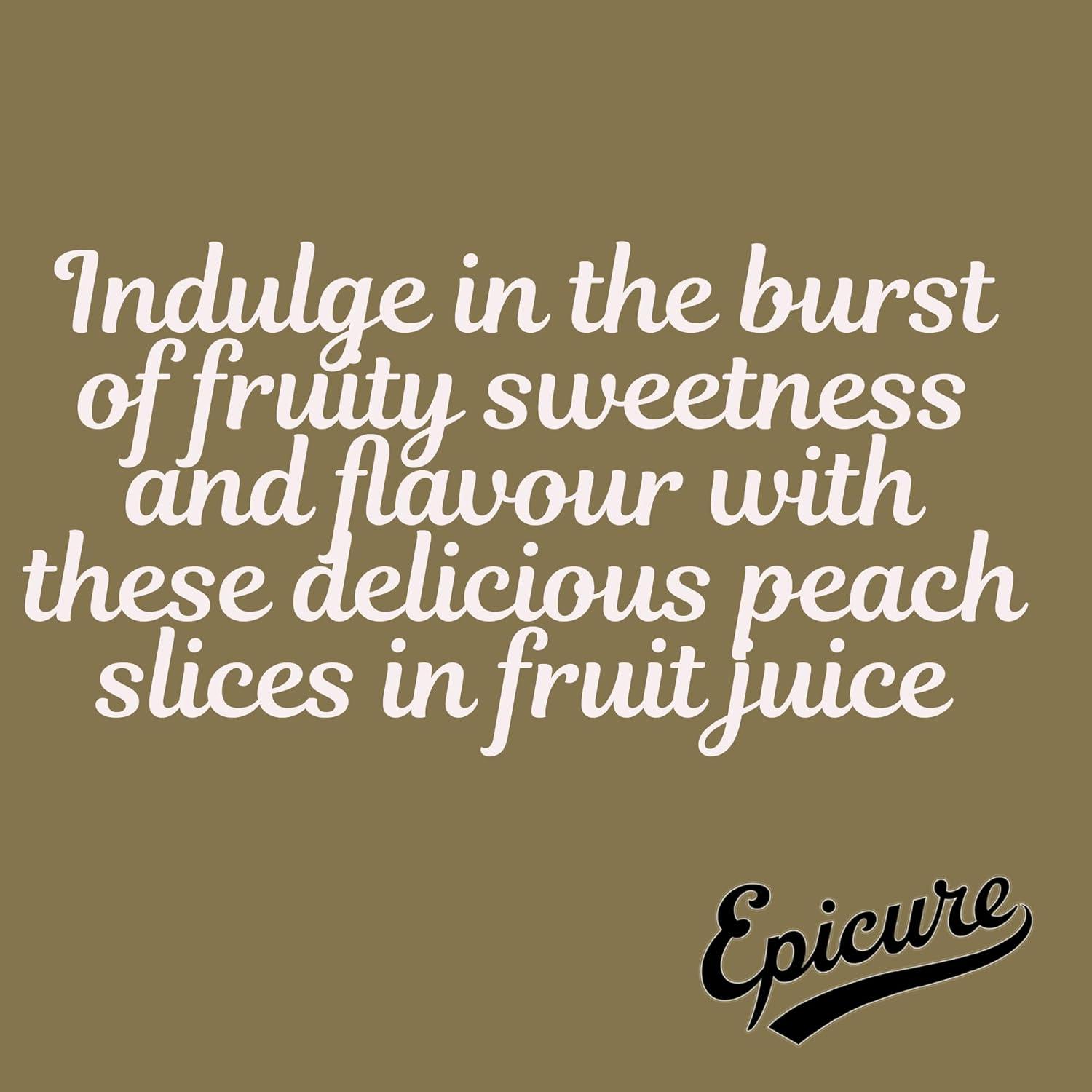 Epicure Peach Halves in Syrup 410 g (Pack of 12) | Buy Now with Express ...
