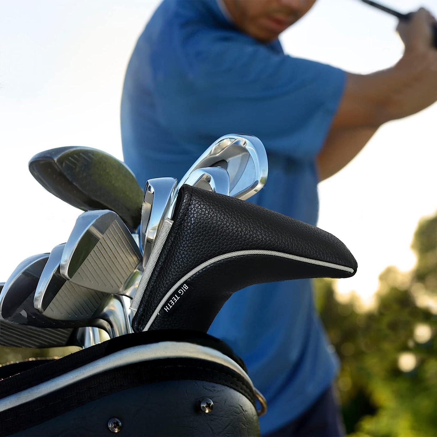 Big Teeth Classic Golf Blade Putter Cover Headcover with Magnetic ...