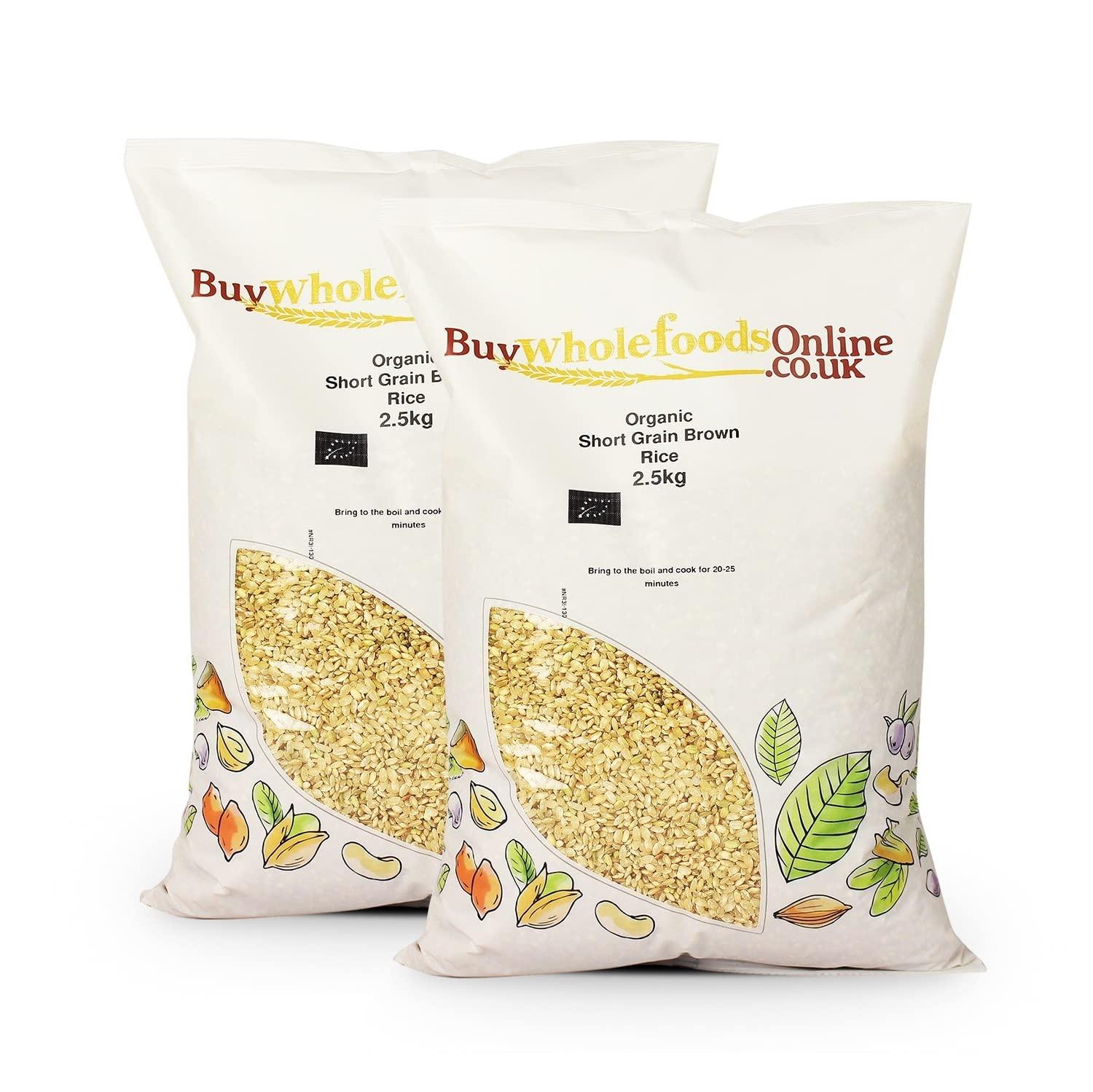 Organic Short Grain Brown Rice 5kg (BWFO) | Buy Now with Express ...