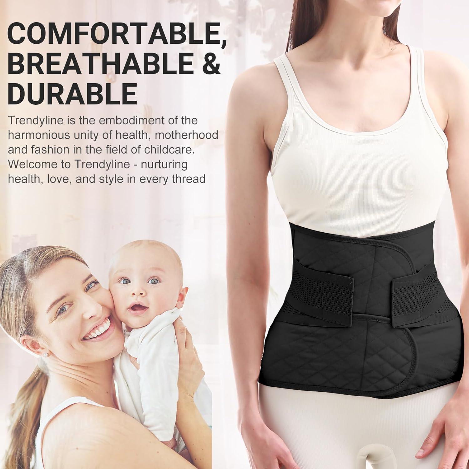 Postpartum Belly Band Wrap - Abdominal Binder for C-Section Recovery ...