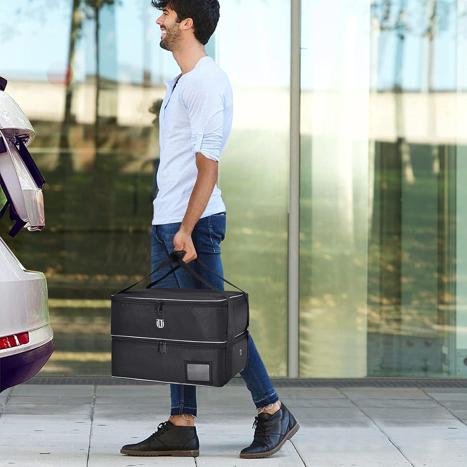 Jaffzora Golf Trunk Organizer - Waterproof 2-Layer Car Locker Bag for ...