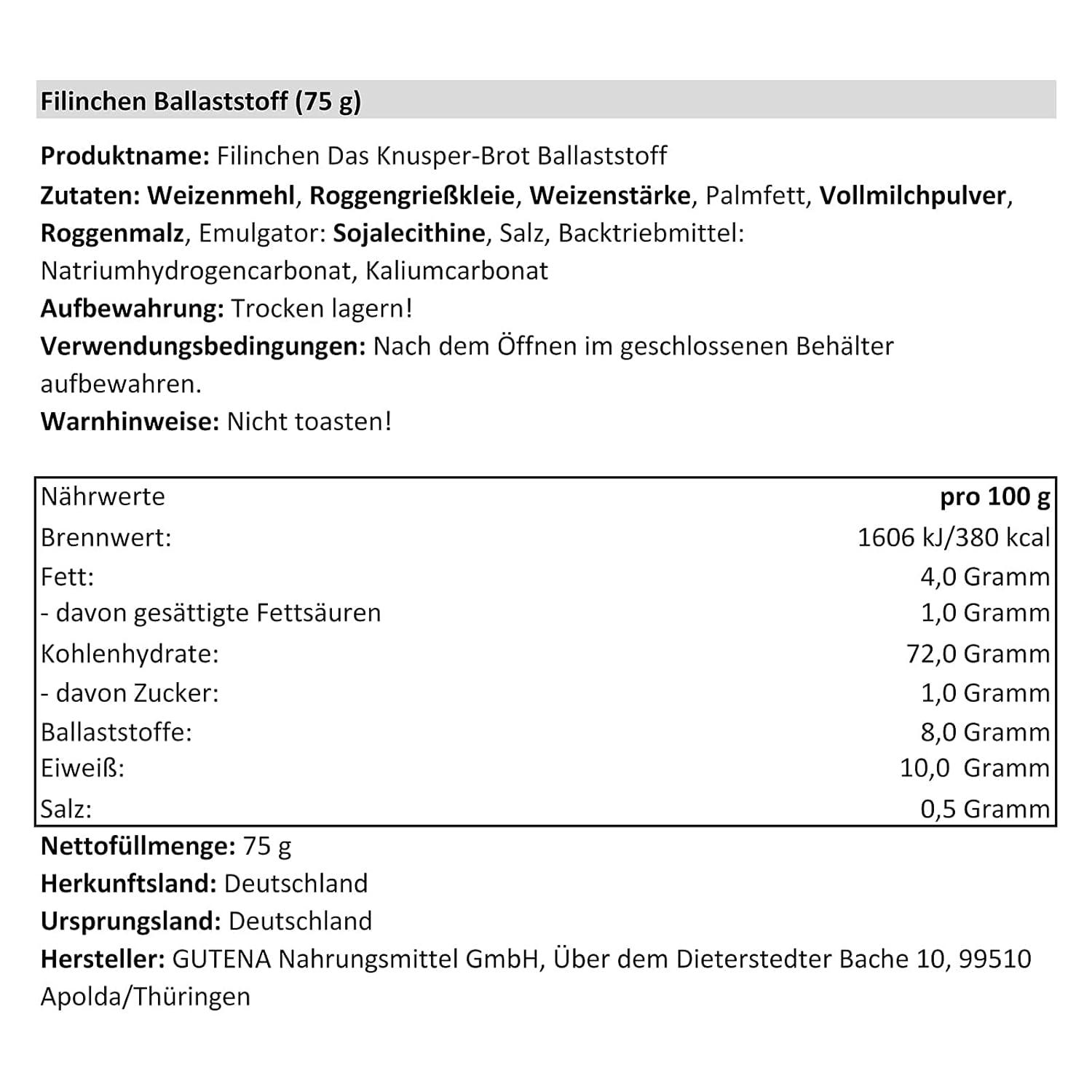 Buy 30 Pack Crispy Bread Filinchen - Fiber-Rich Crunchy Waffle Snacks ...