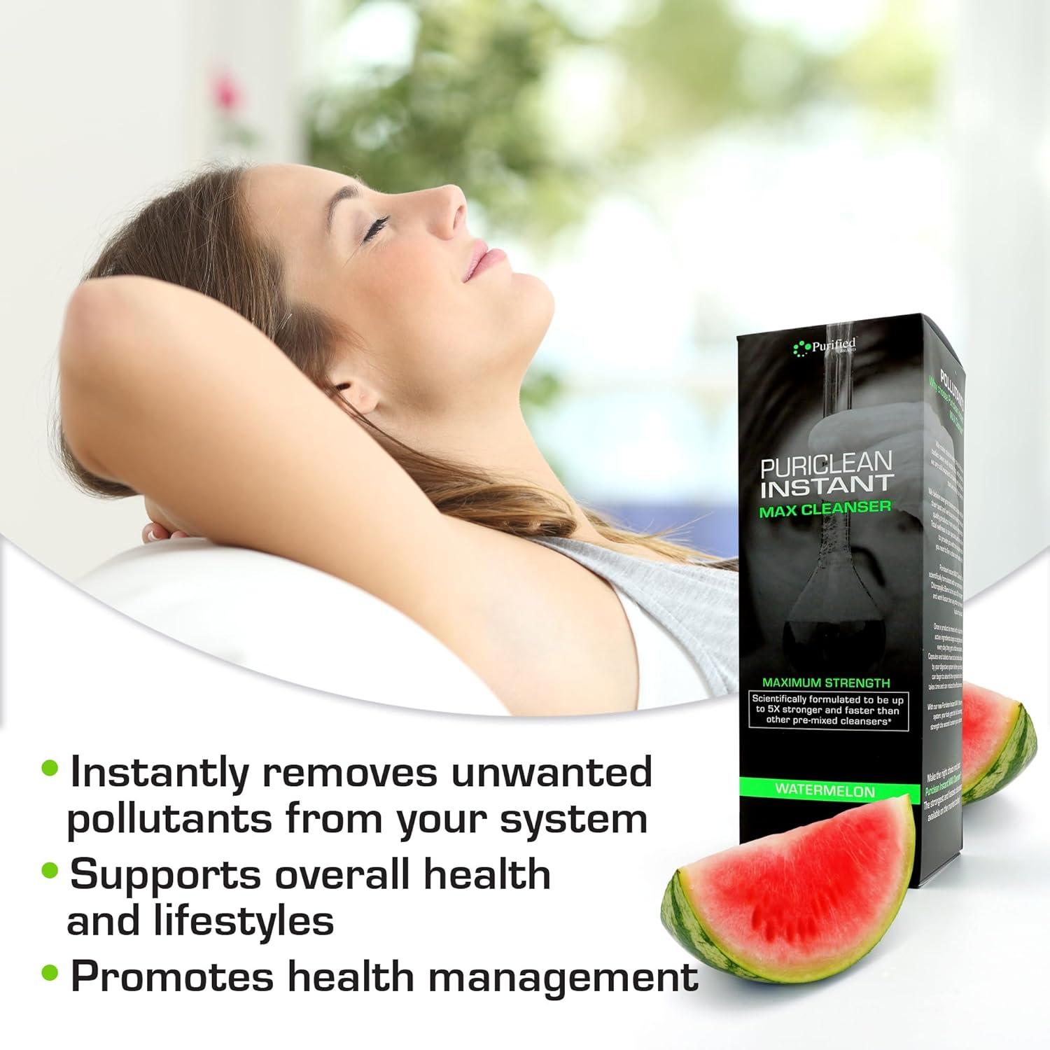 Puriclean Same-Day Max Detox Drink - 64oz (2 Pack) Watermelon Flavor ...