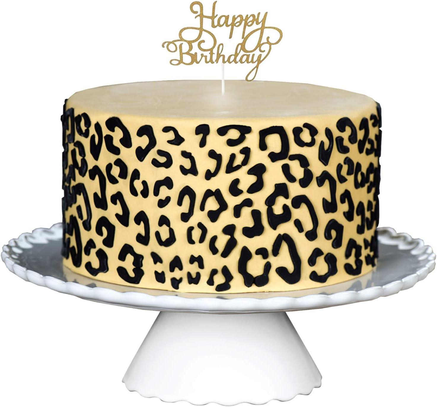 CrafTreat Cheetah Print Stencil - 6x6 Inch Reusable Stencil for Wood ...