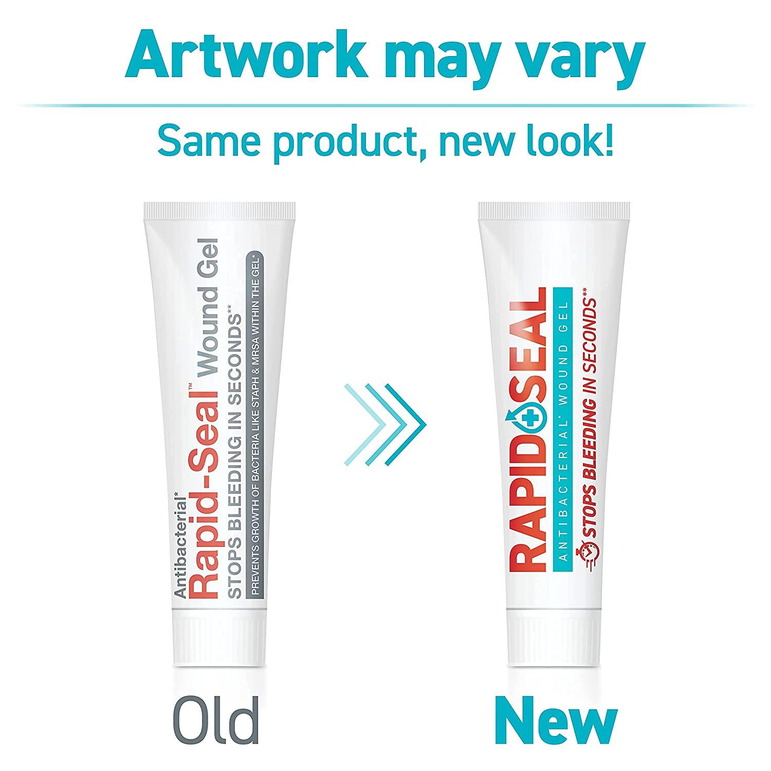 Rapid-Seal Antibacterial Wound Gel | Stops Bleeding in Seconds | Ideal ...