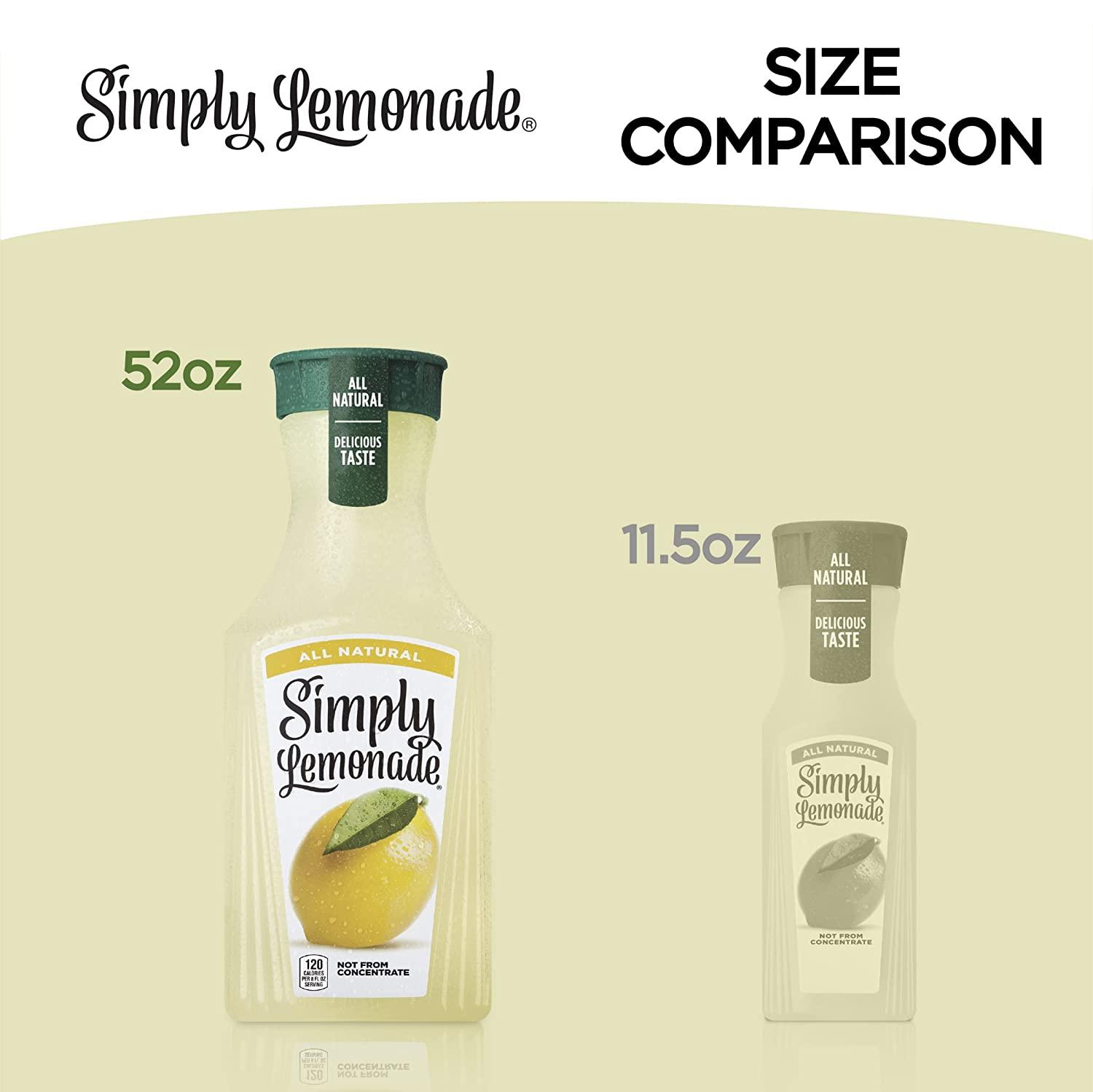 Simply Lemonade 52 fl oz - All Natural Non-GMO Juice | Buy Now with ...