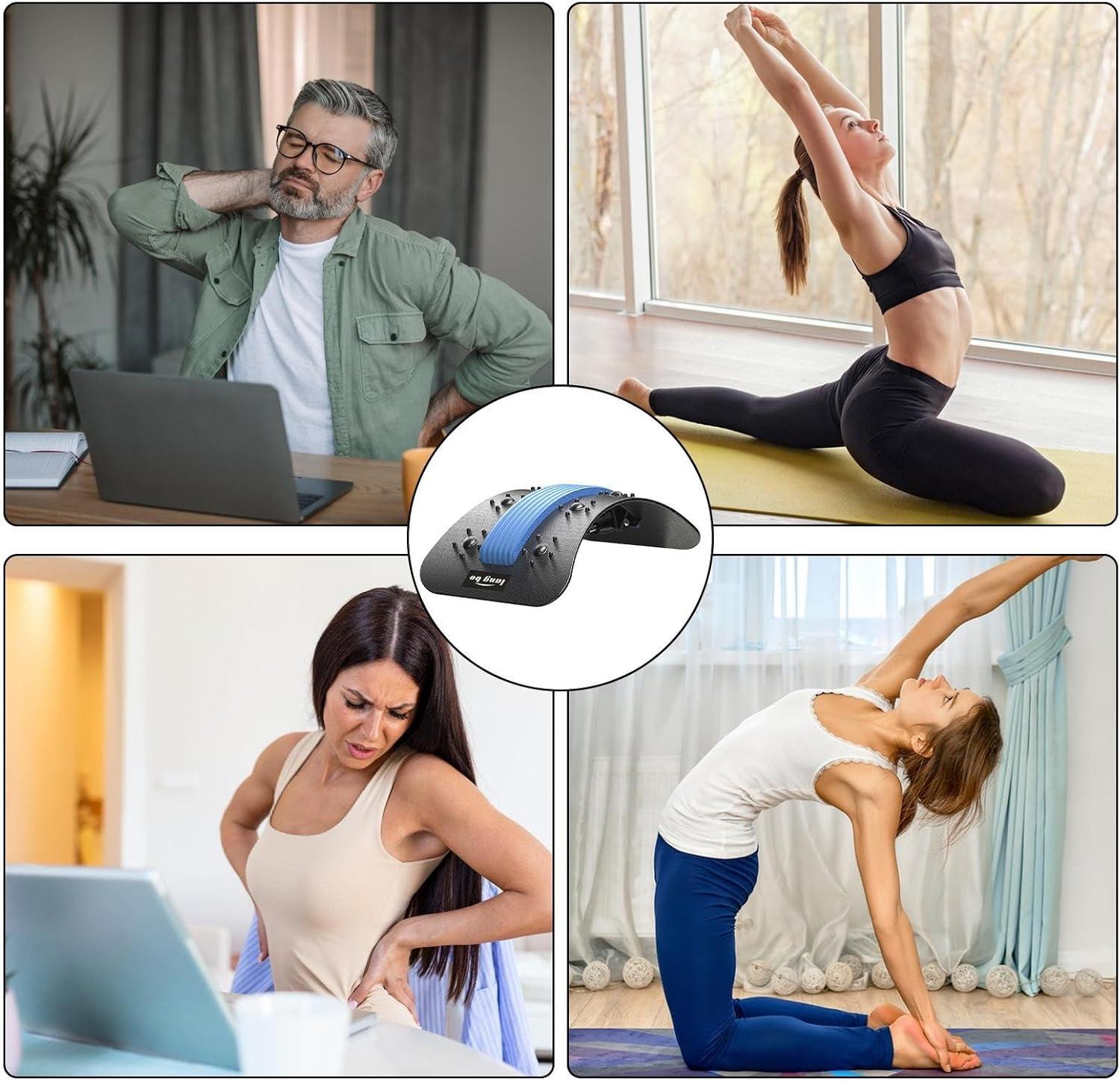 Adjustable Lumbar Cracker Board - Multifunctional Lower Back Stretching ...