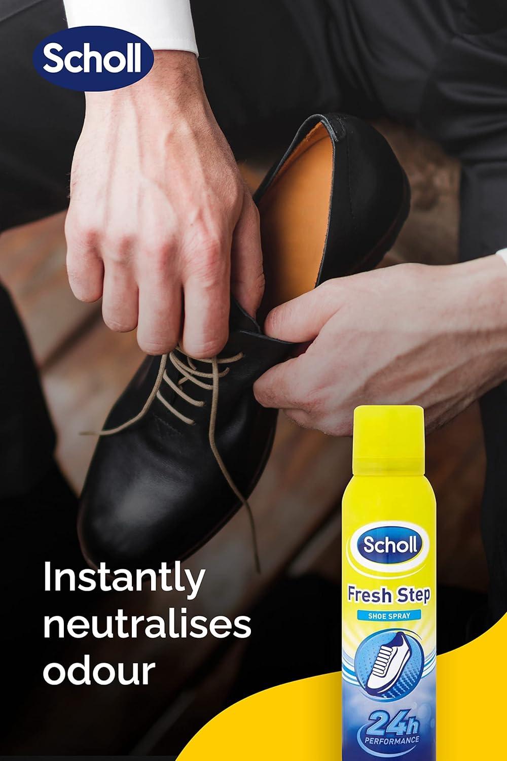 Scholl Fresh Step Shoe Spray 4 x 150 ml & Antifungal Shoe Spray ...