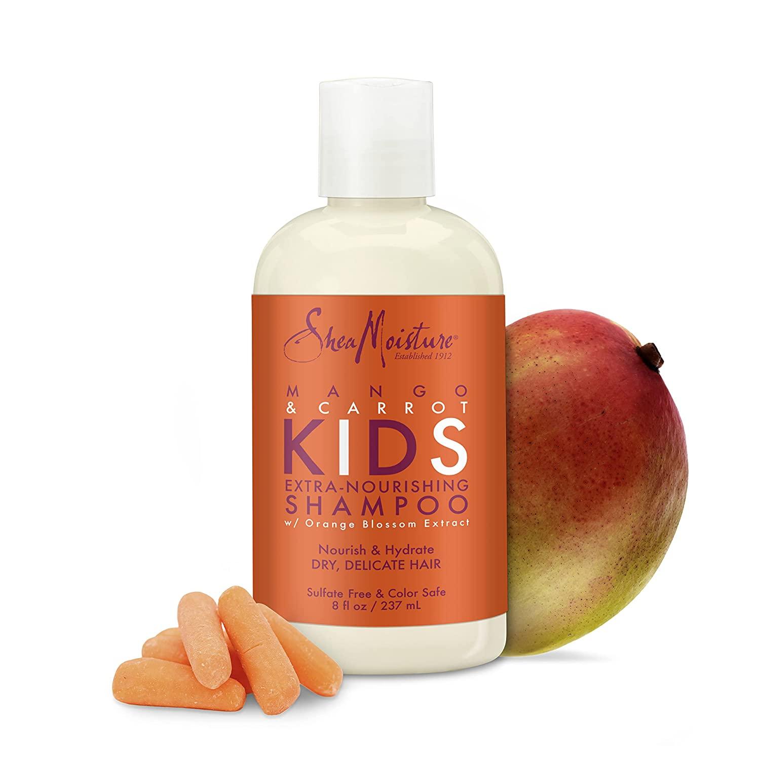 SheaMoisture Kids Mango Carrot Shampoo - 8 oz | Shea Butter Hair Care ...