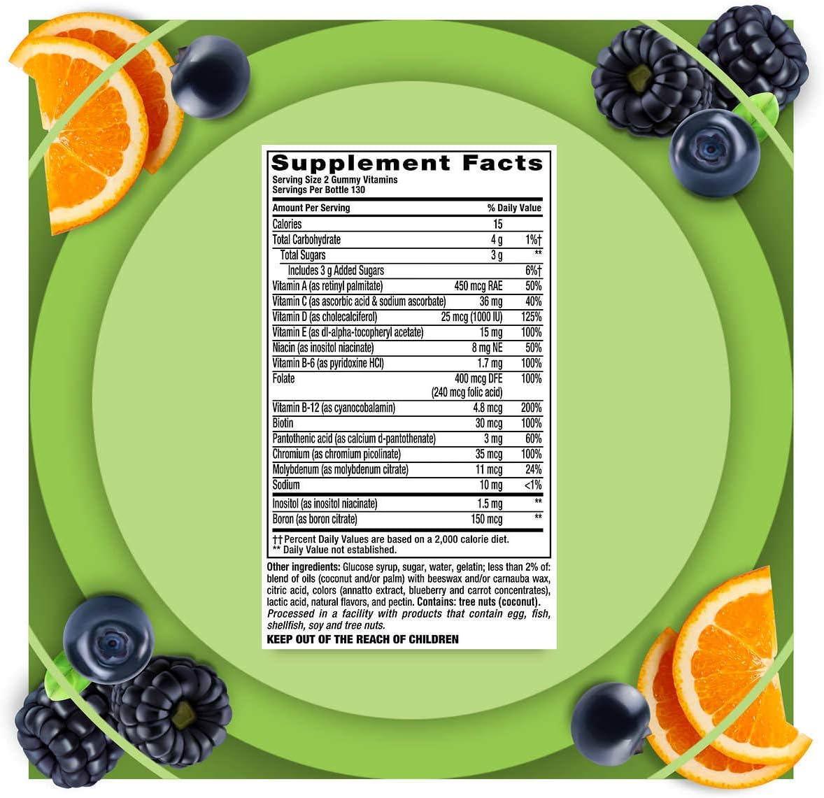 Vitafusion MultiVites Gummy Vitamins 260ct - Complete Daily Nutrition ...