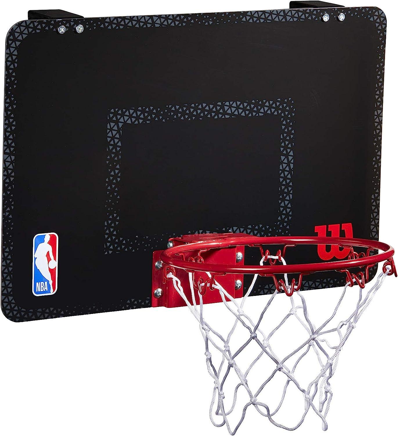 Wilson NBA Team Forge Pro Mini Basketball Hoop with 30 Team Stickers ...