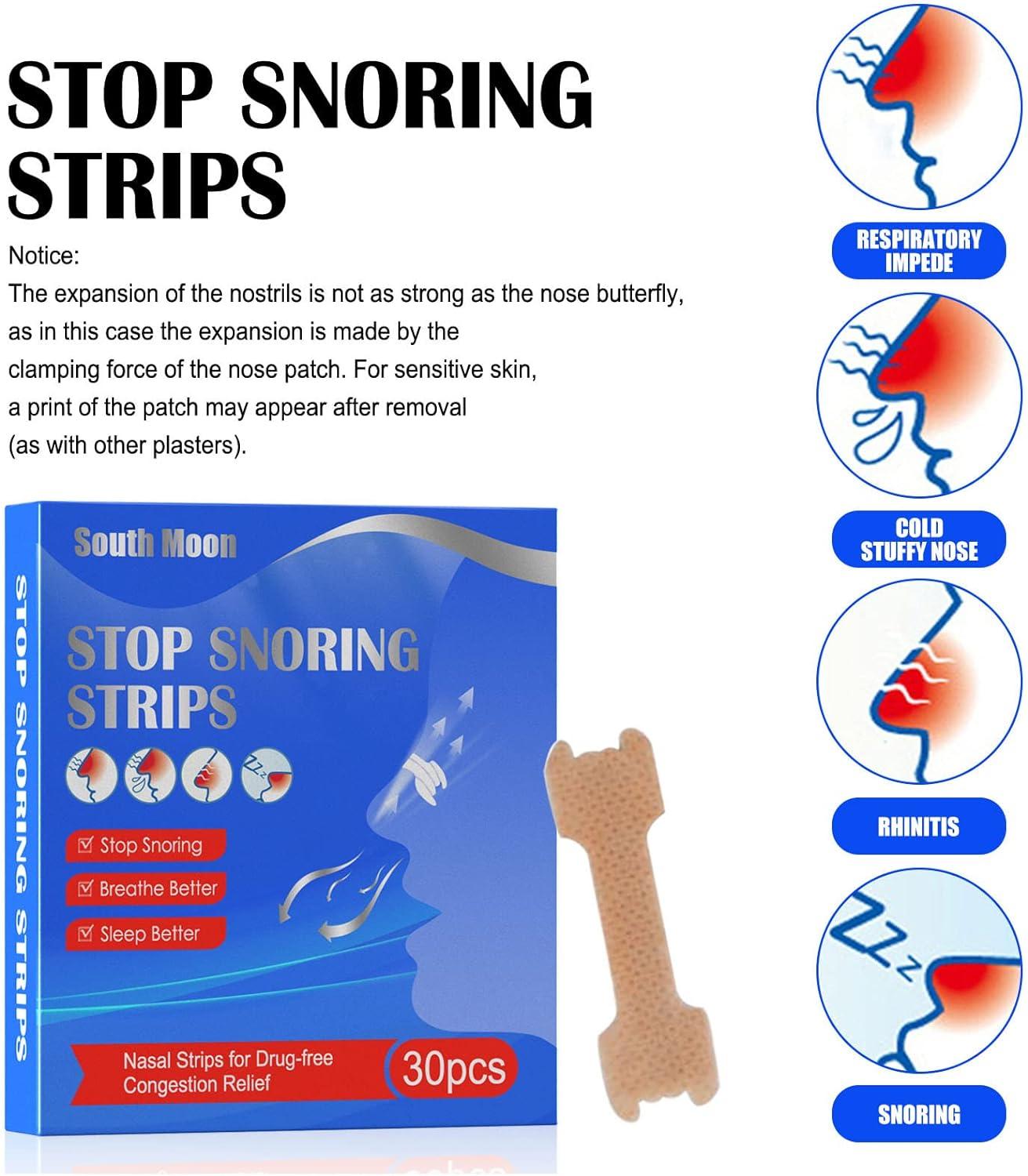 Stop Snoring Instantly with 30PC Nose Stickers - Advanced Anti Snoring ...