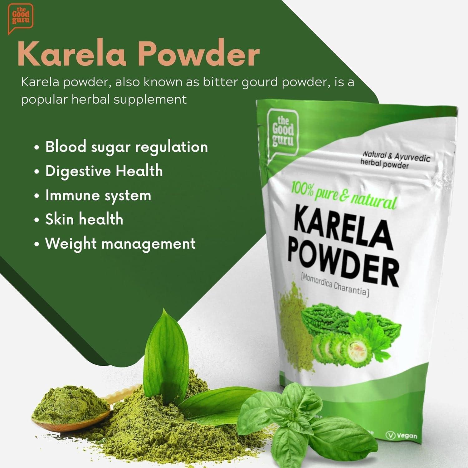 The Good Guru Bitter Melon Powder Karela Powder- 250g | Blood Purifier ...