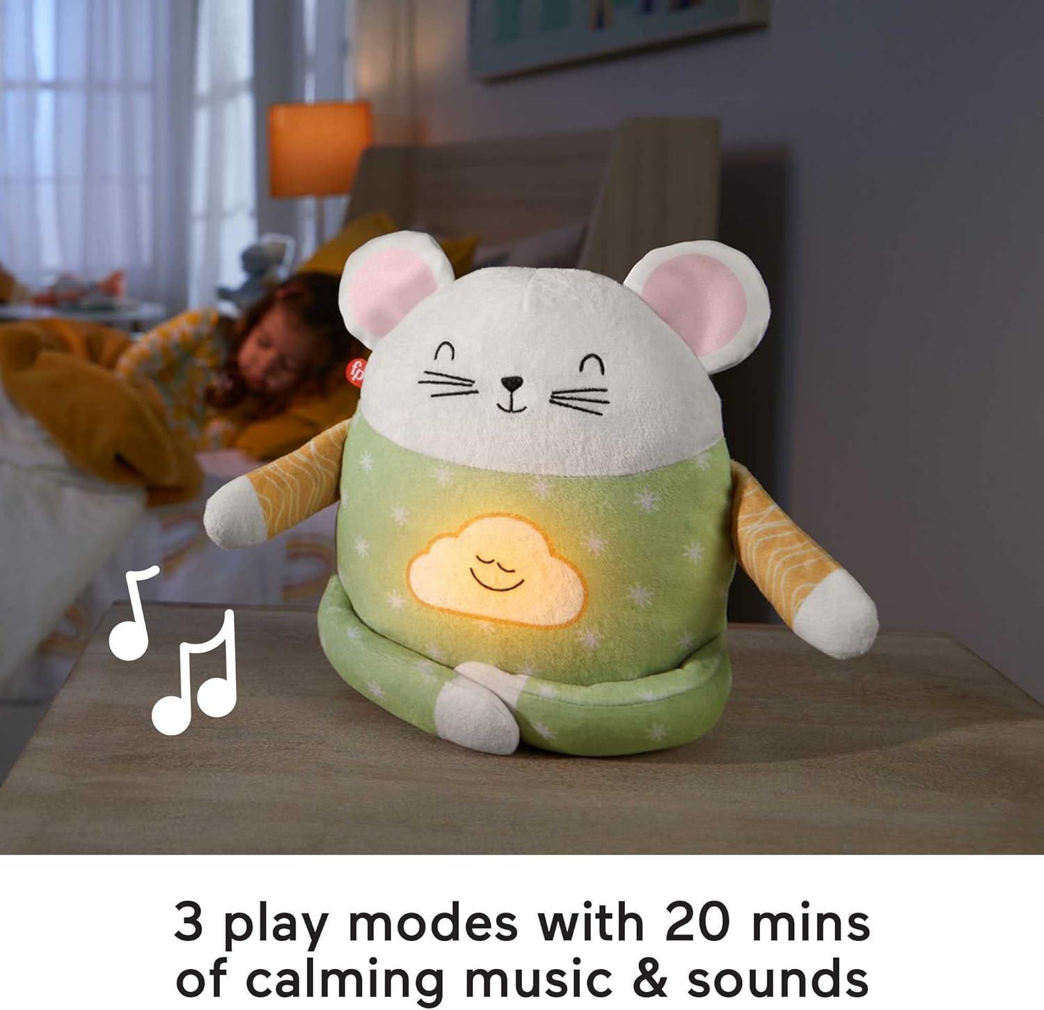 Fisher-Price Meditation Mouse Plush Toy - Soothing Sounds & Guided ...
