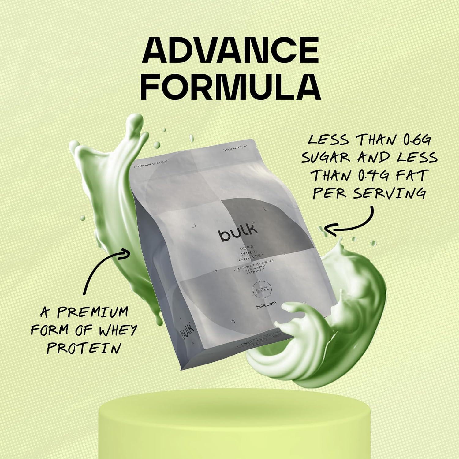 Pistachio Ice Cream Whey Protein Isolate Powder 500g - Bulk Pure ...