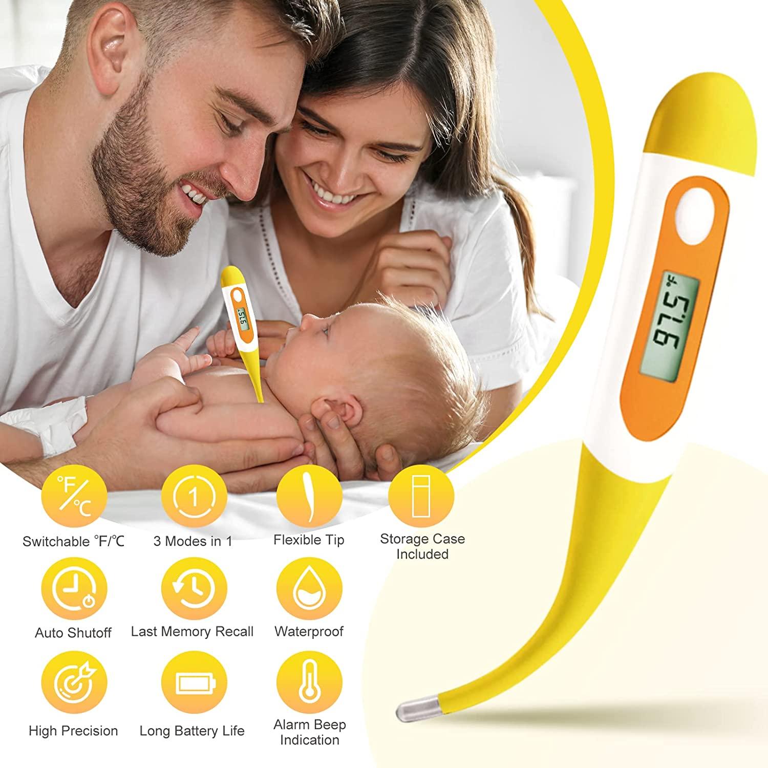EasyHome Digital Oral Thermometer for Fever - Accurate & Fast Reading ...