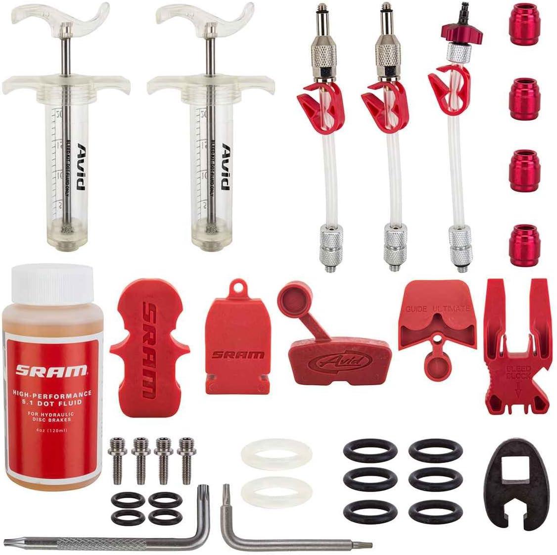 SRAM Pro Disc Brake Bleed Kit for X0, XX, Guide, Level, Code, HydroR ...